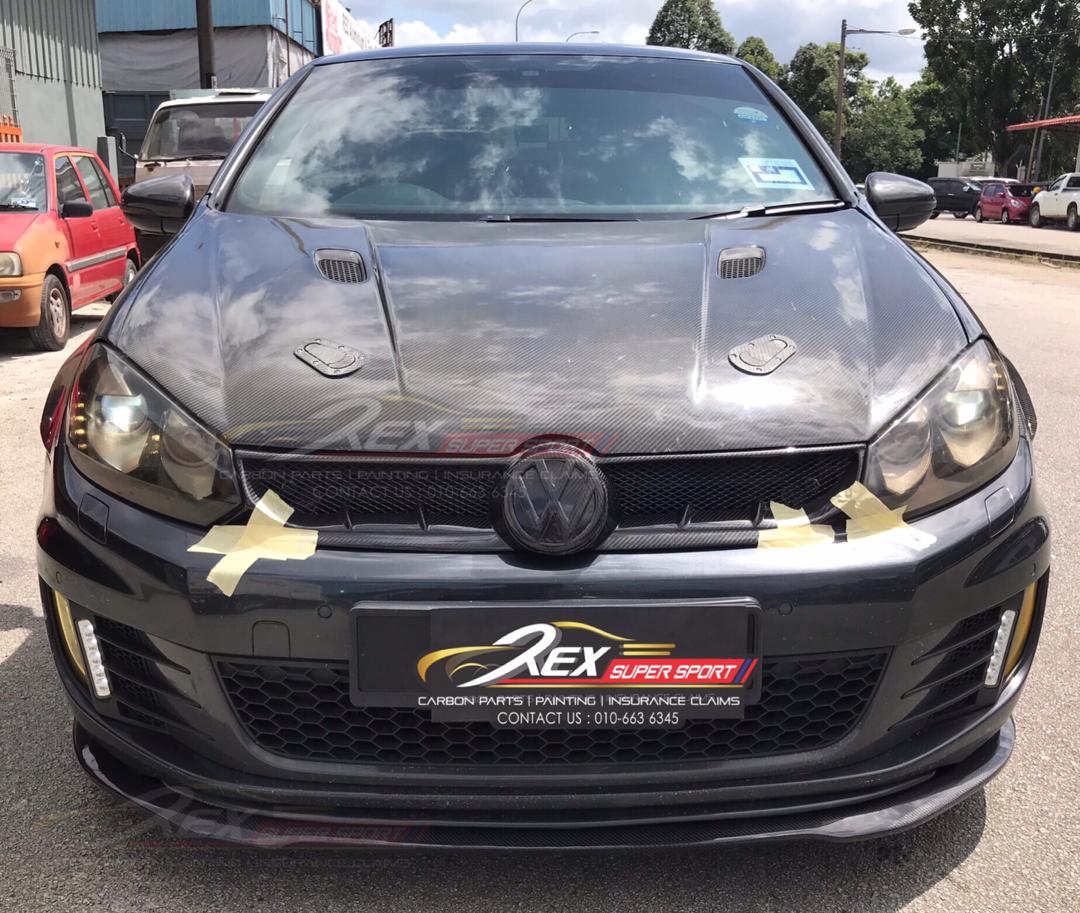 Golf MK6 Front Grill Carbon | Rexsupersport - Specializes In Providing ...