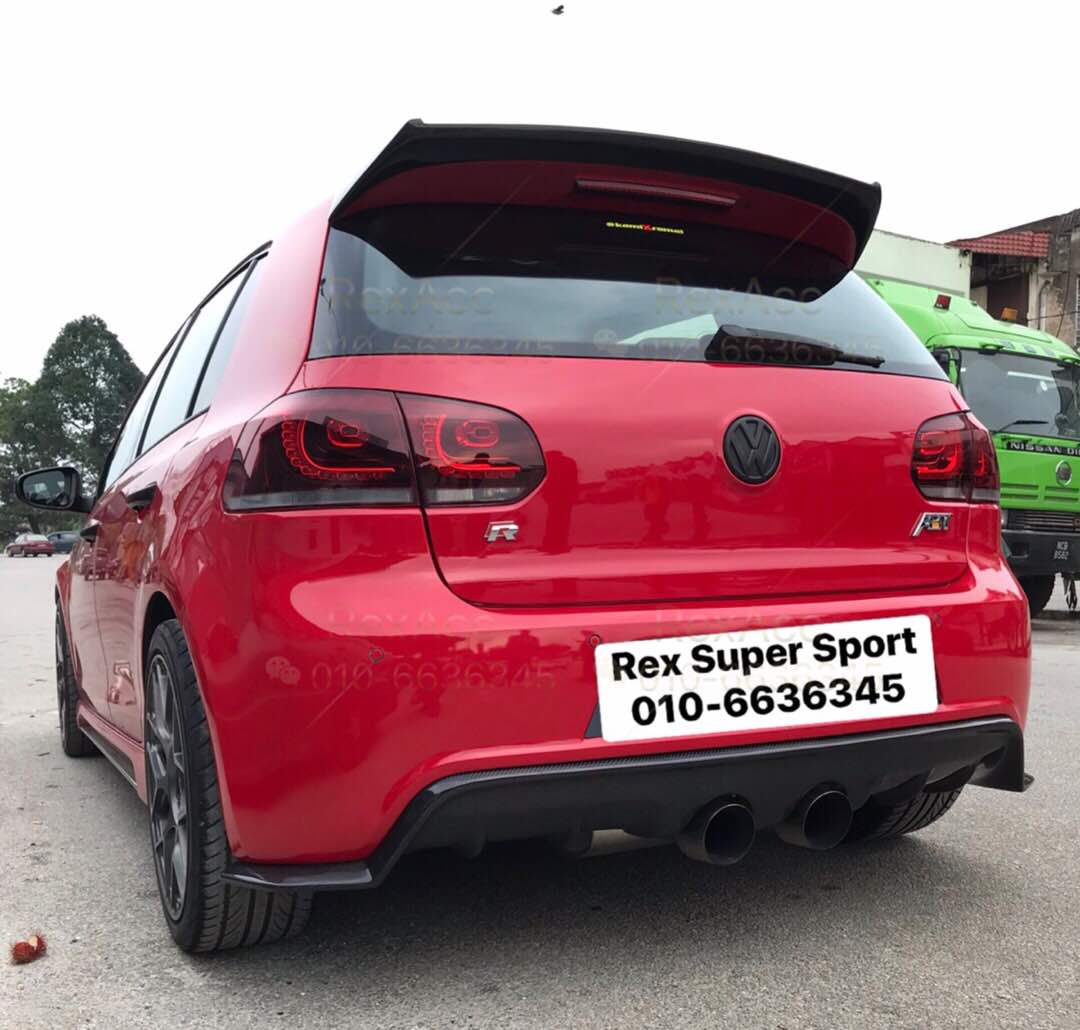 Golf MK6 R Rear Diffuser Exot Diffuser | Rexsupersport - Specializes In ...