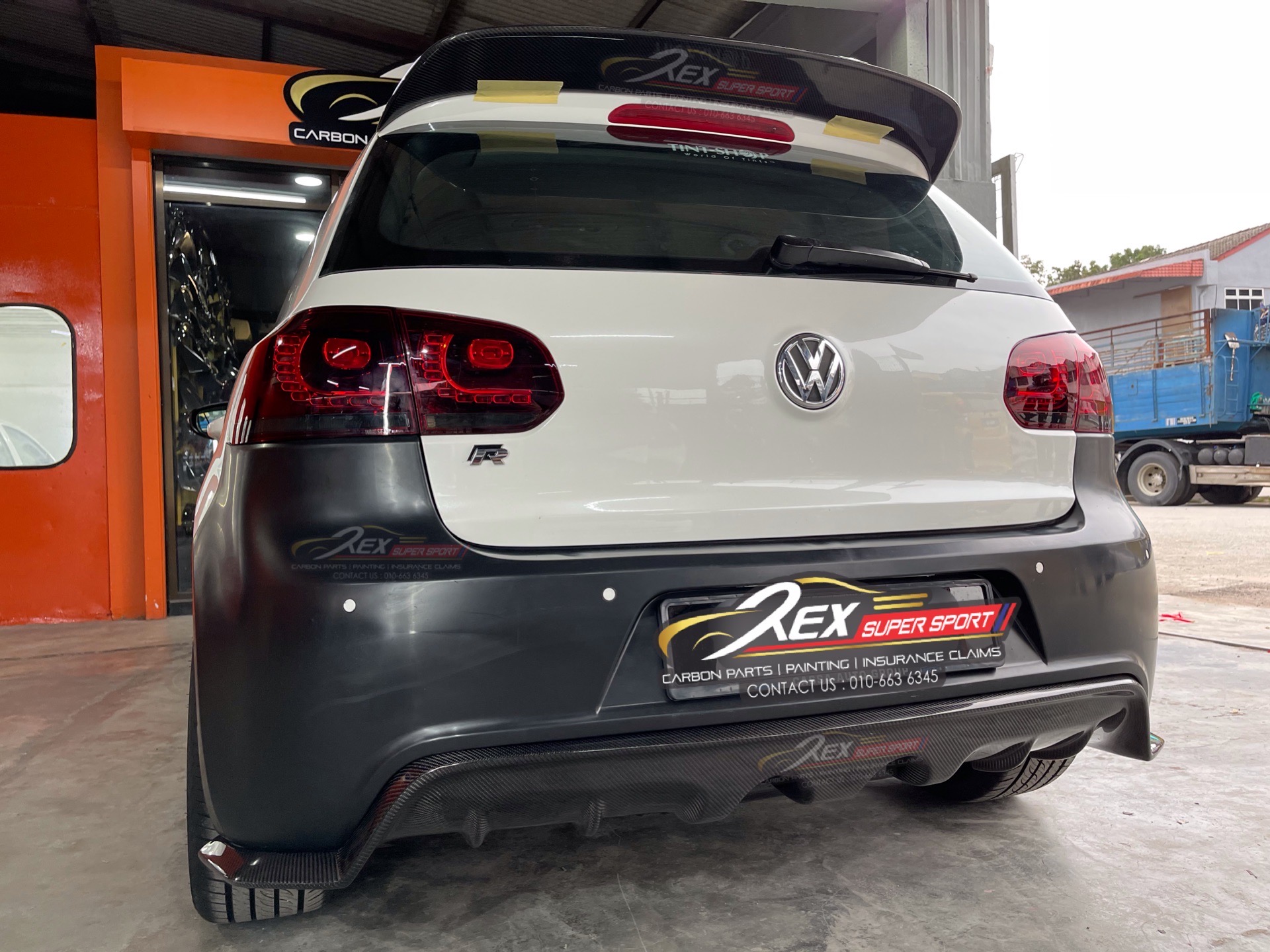Golf MK6 R Rear Diffuser Exot Diffuser | Rexsupersport - Specializes In ...