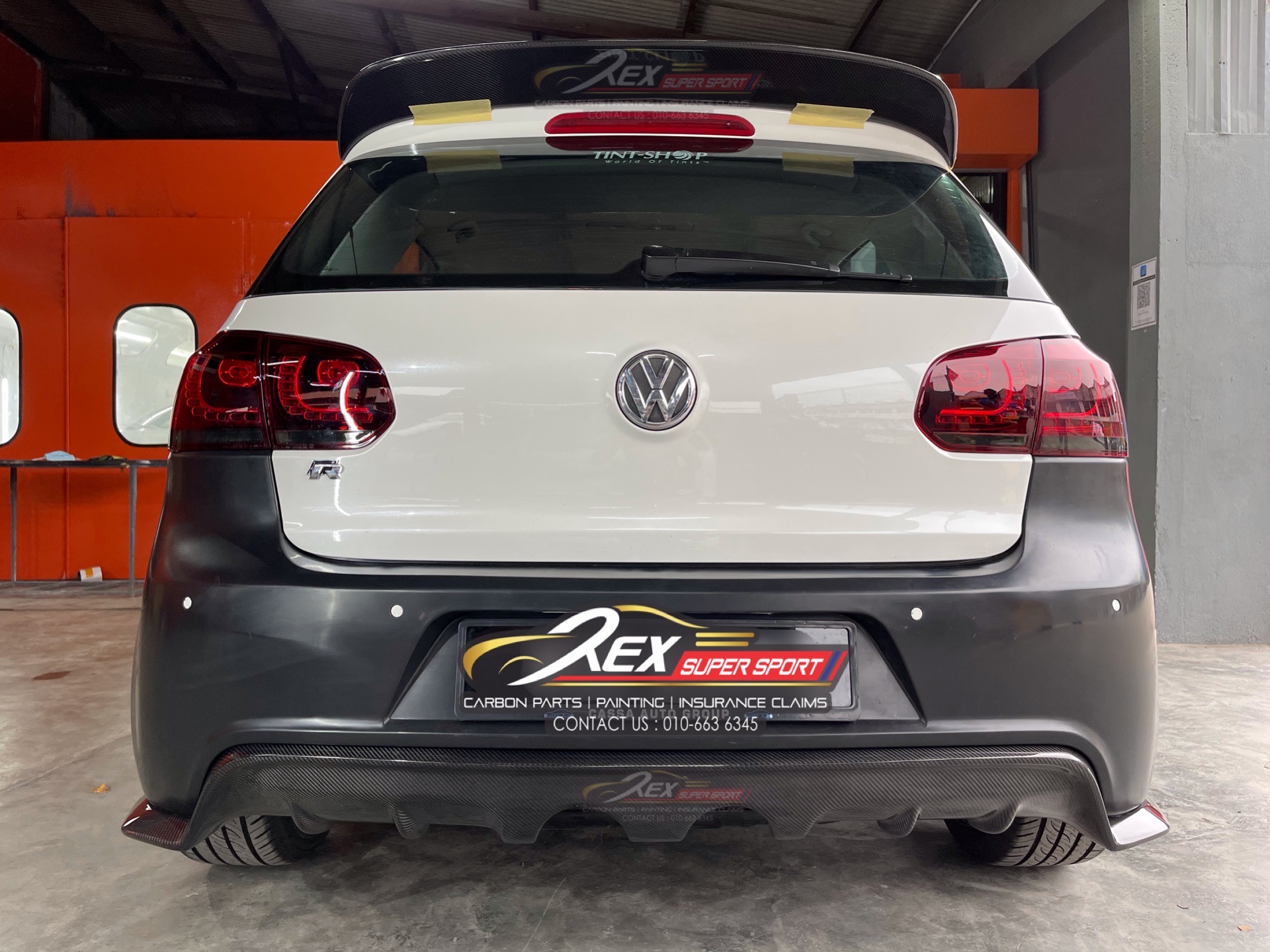 Golf MK6 R Rear Diffuser Exot Diffuser | Rexsupersport - Specializes In ...