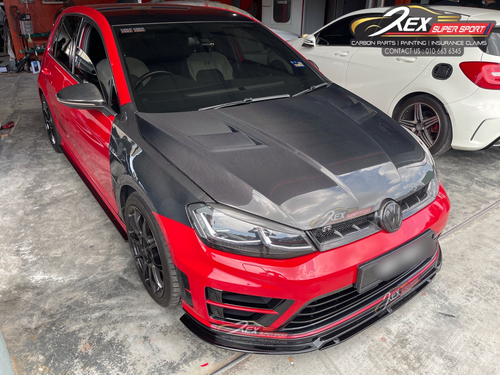 Golf MK7 / MK7.5 Bonnet Hood Aspec Carbon | Rexsupersport - Specializes ...