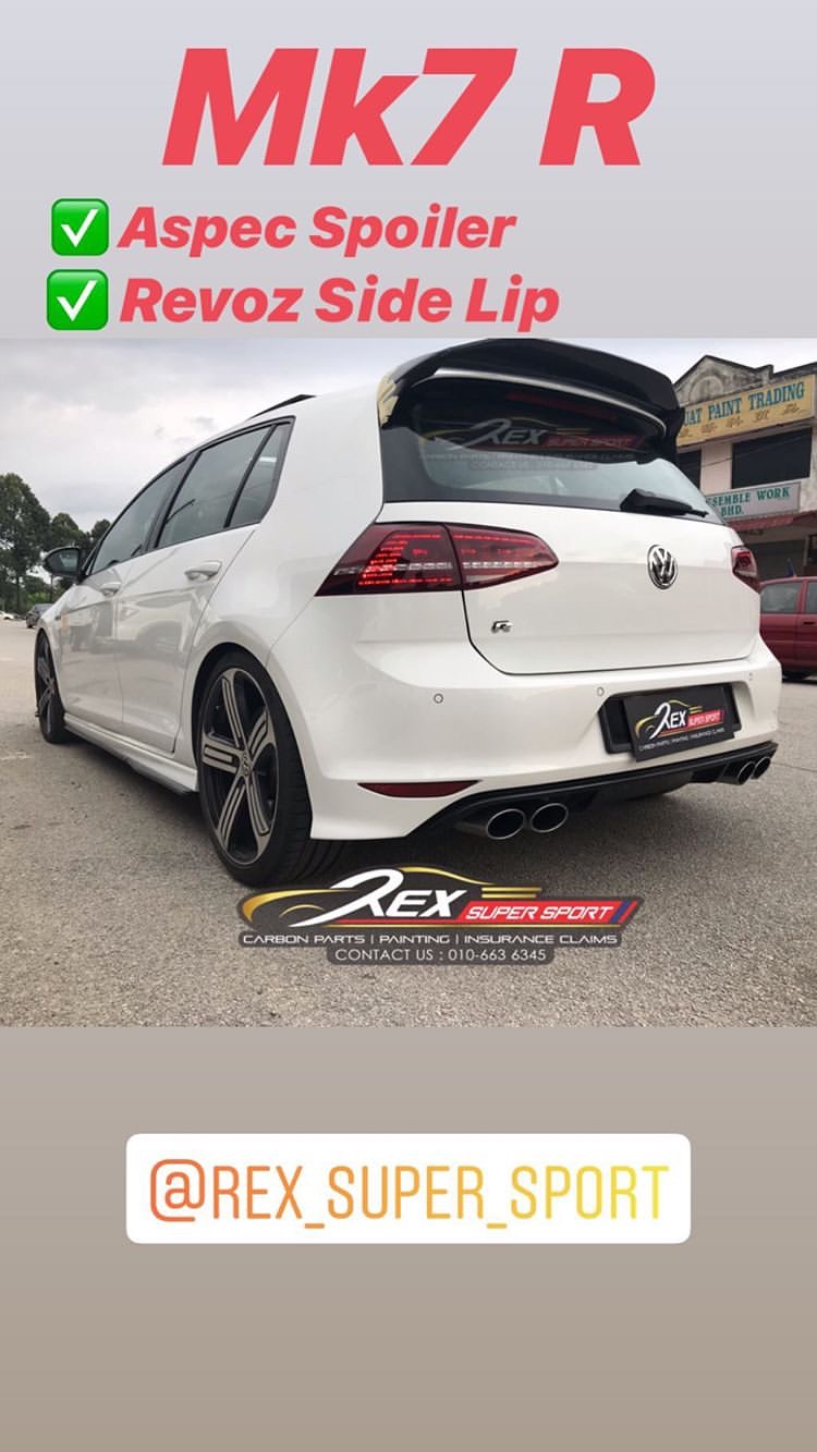 Golf MK7 / MK7.5 GTI R Aspec Spoiler | Rexsupersport - Specializes In ...