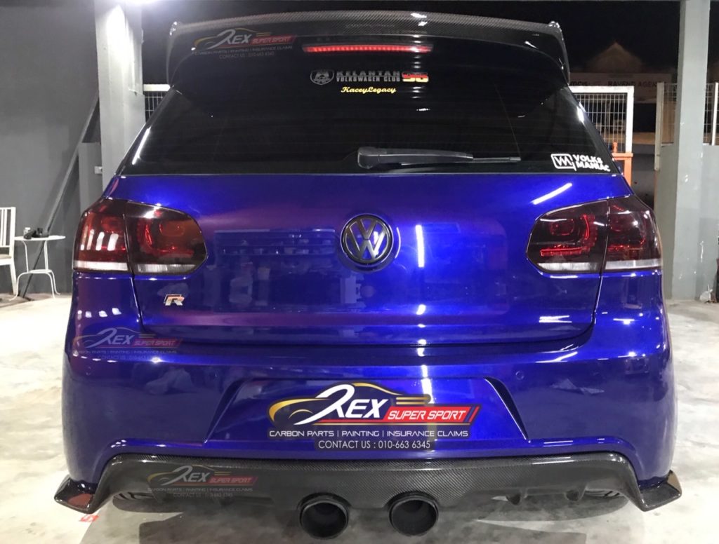 Golf MK6 R Rear Diffuser Exot Diffuser Carbon - Rexsupersport ...