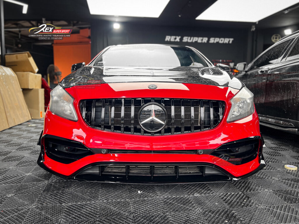 A-Class W176 A180 A200 A250 A45 AMG Bodykit Facelift Set ...