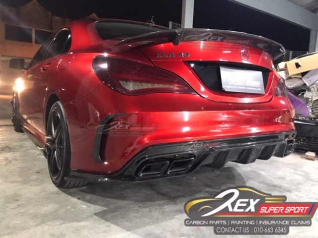 CLA W117 AMG Spoiler RT Carbon | Rexsupersport - Specializes In ...