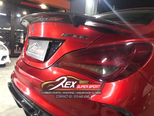 CLA W117 AMG Spoiler RT Carbon | Rexsupersport - Specializes In ...