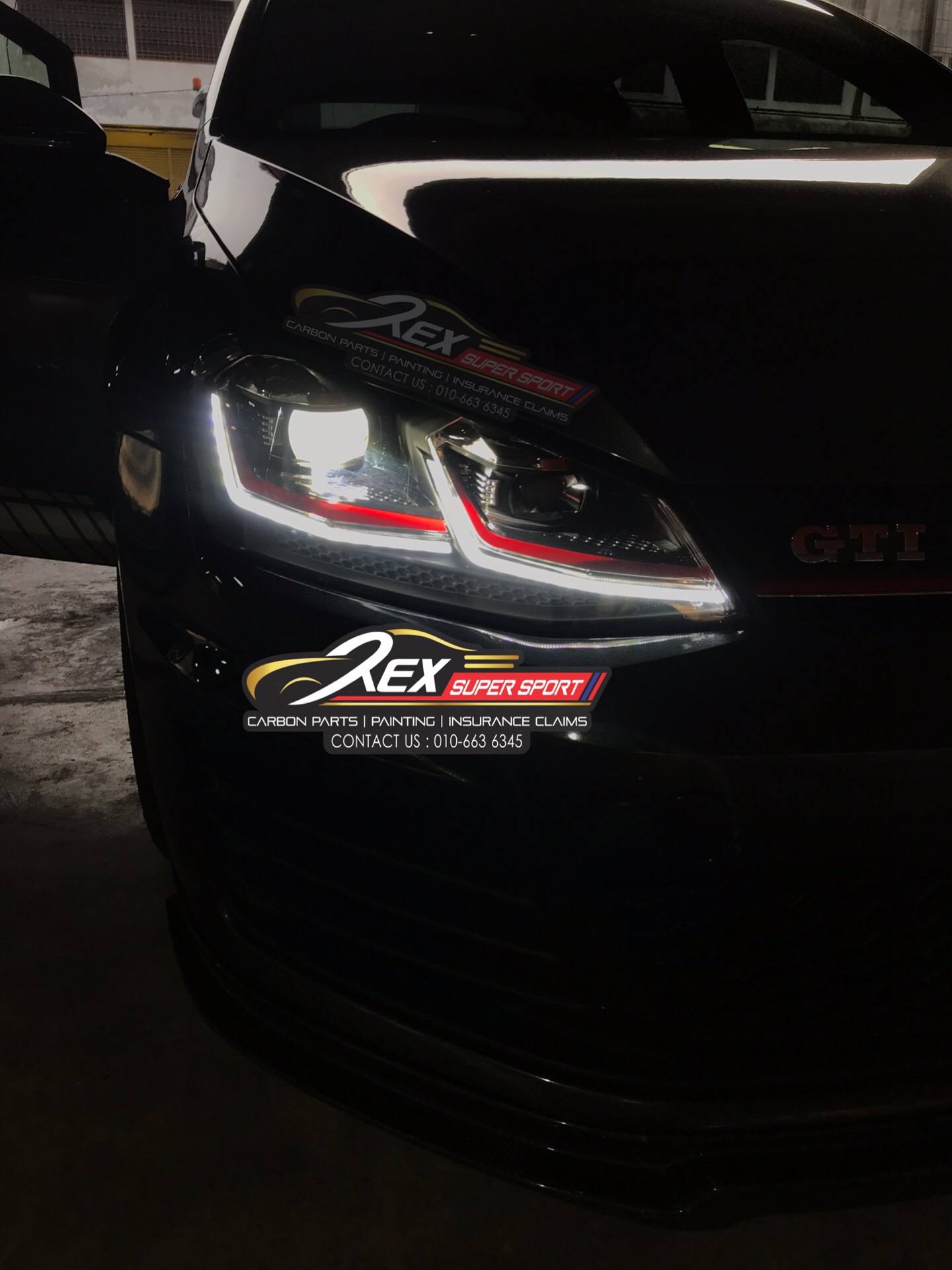 Golf Mk7 Convert Mk7.5 GTI Style Head Lamp Dynamic Running LED ...