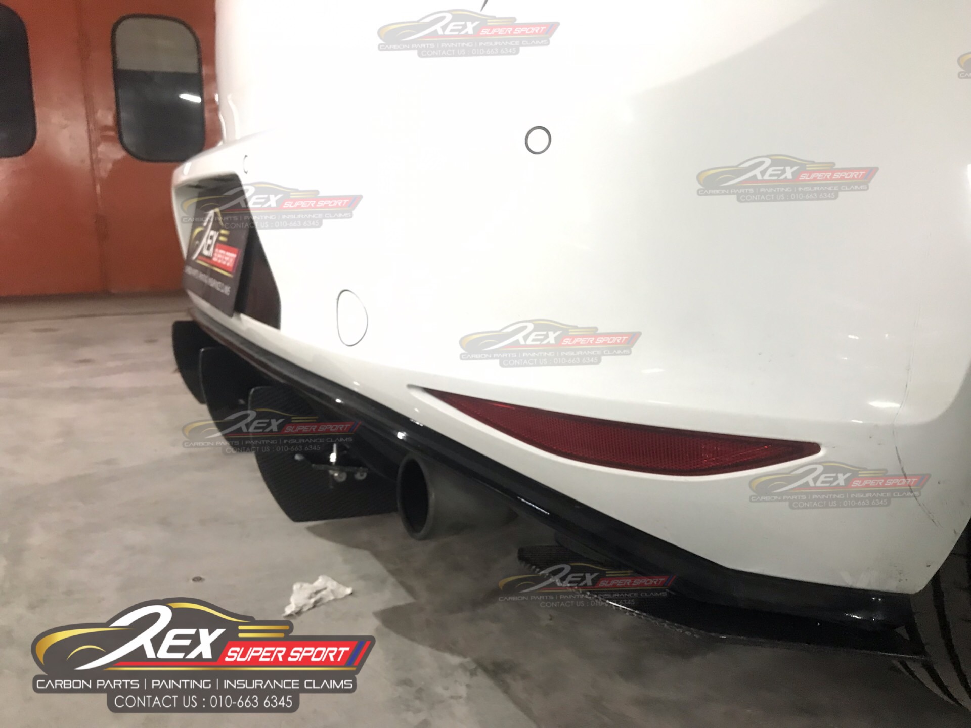 Golf MK7 GTI Maxton Rear Diffuser Carbon | Rexsupersport - Specializes ...