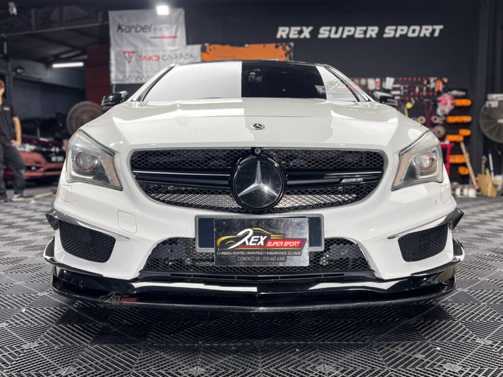 CLA W117 AMG Front Lip Revoz Carbon - Rexsupersport - Specializes In ...