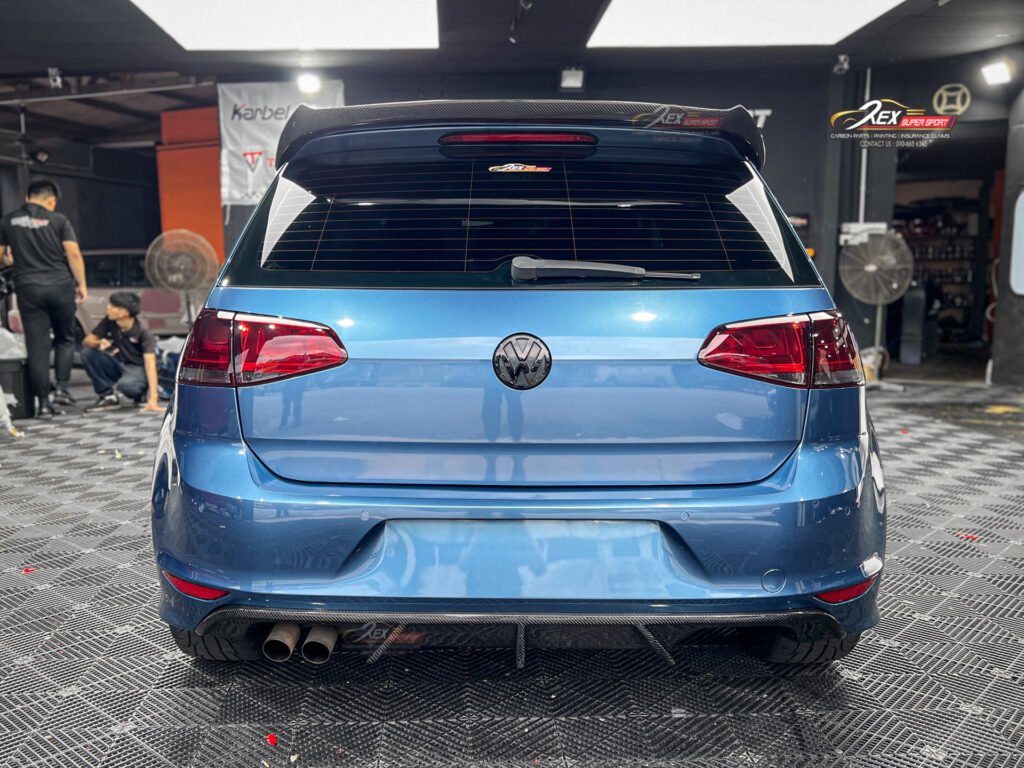 Golf MK7 R Rear Diffuser Revoz Carbon - Rexsupersport - Specializes In ...