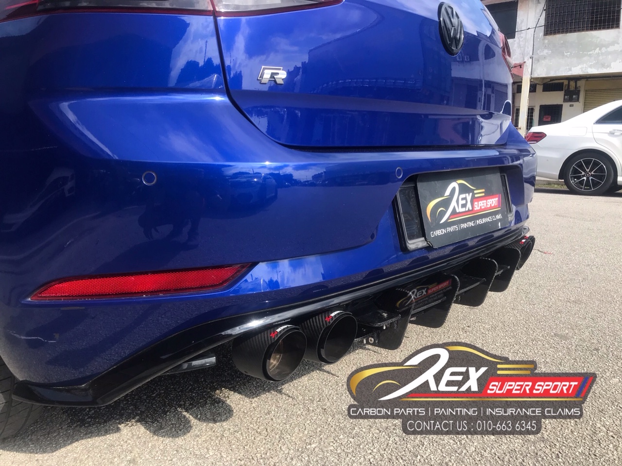 Golf Mk7.5 R Maxton Rear Diffuser Carbon | Rexsupersport - Specializes ...