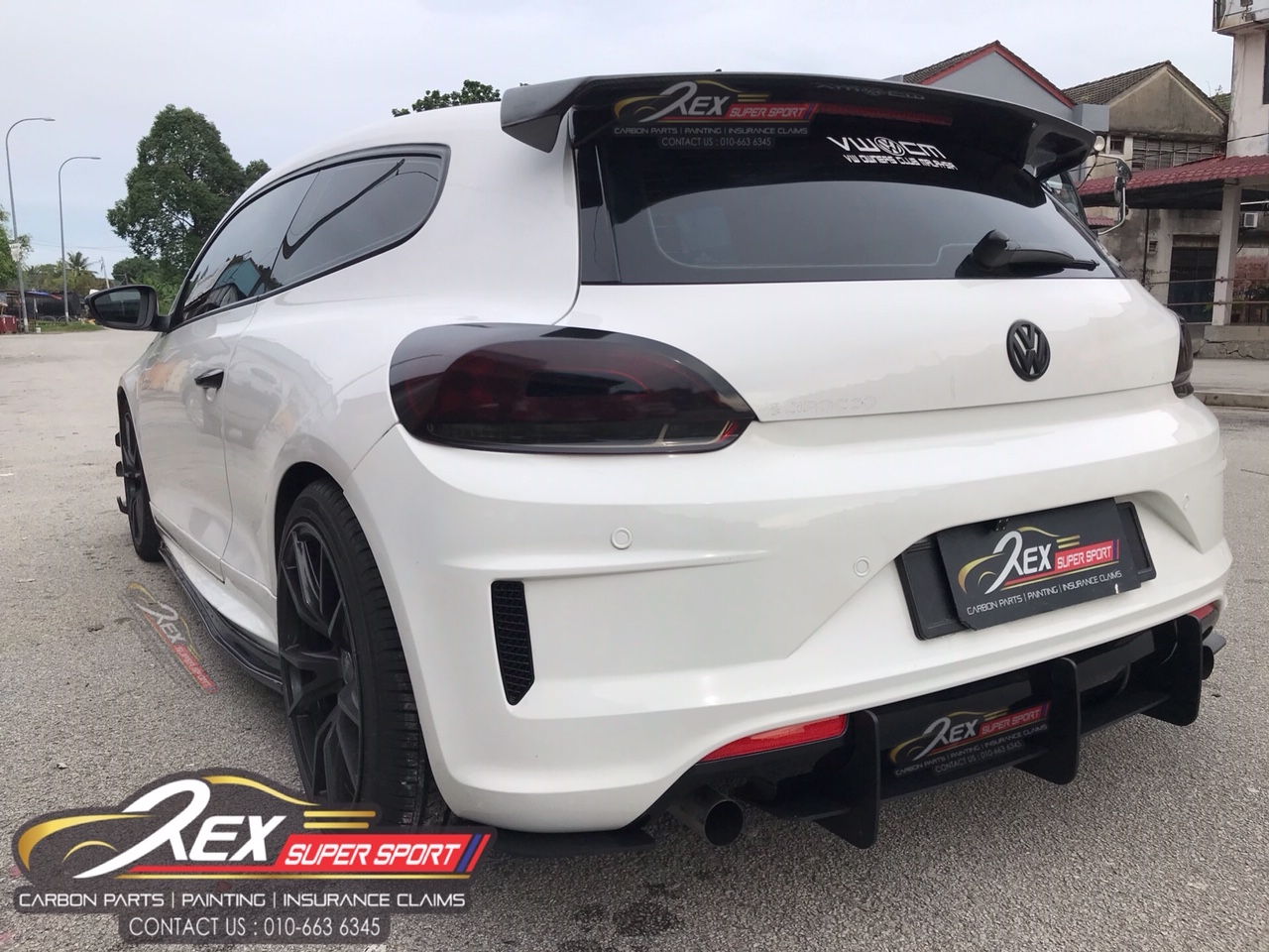 Scirocco R Rear Diffuser Maxton | Rexsupersport - Specializes In ...