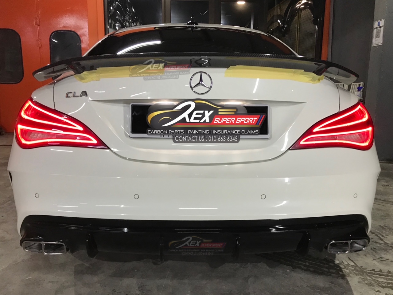 CLA W117 AMG Spoiler RT Carbon | Rexsupersport - Specializes In ...