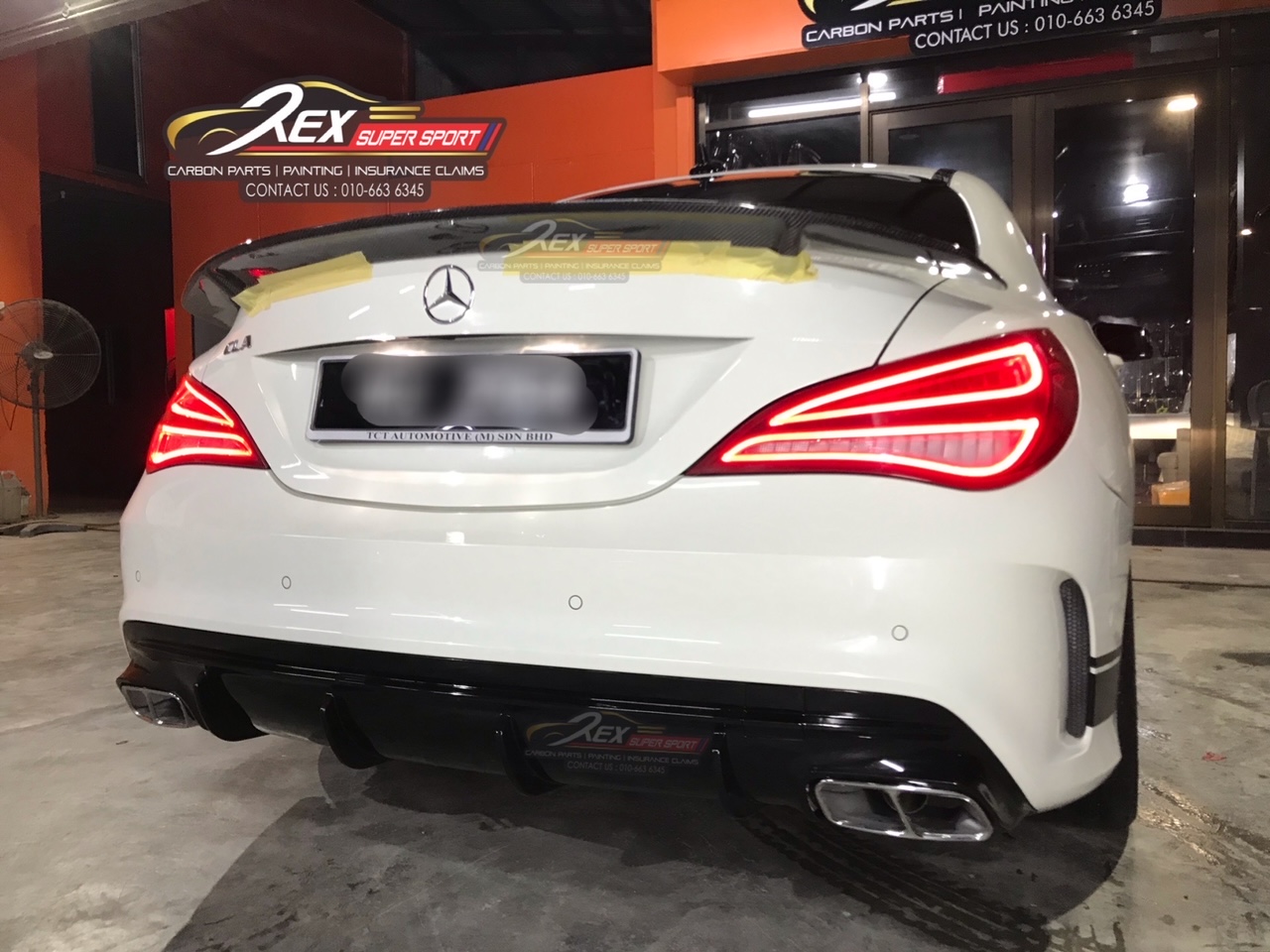 CLA W117 AMG Spoiler RT Carbon | Rexsupersport - Specializes In ...