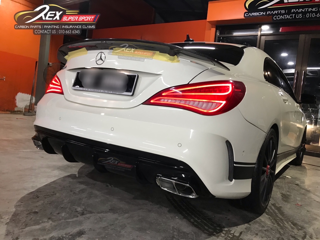 CLA W117 AMG Spoiler RT Carbon | Rexsupersport - Specializes In ...