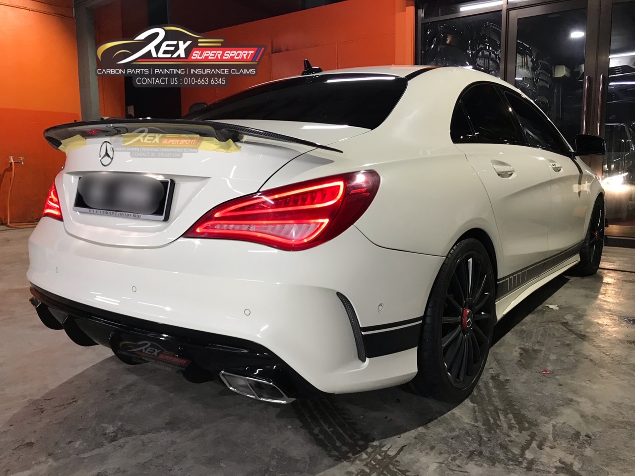 CLA W117 AMG Spoiler RT Carbon | Rexsupersport - Specializes In ...