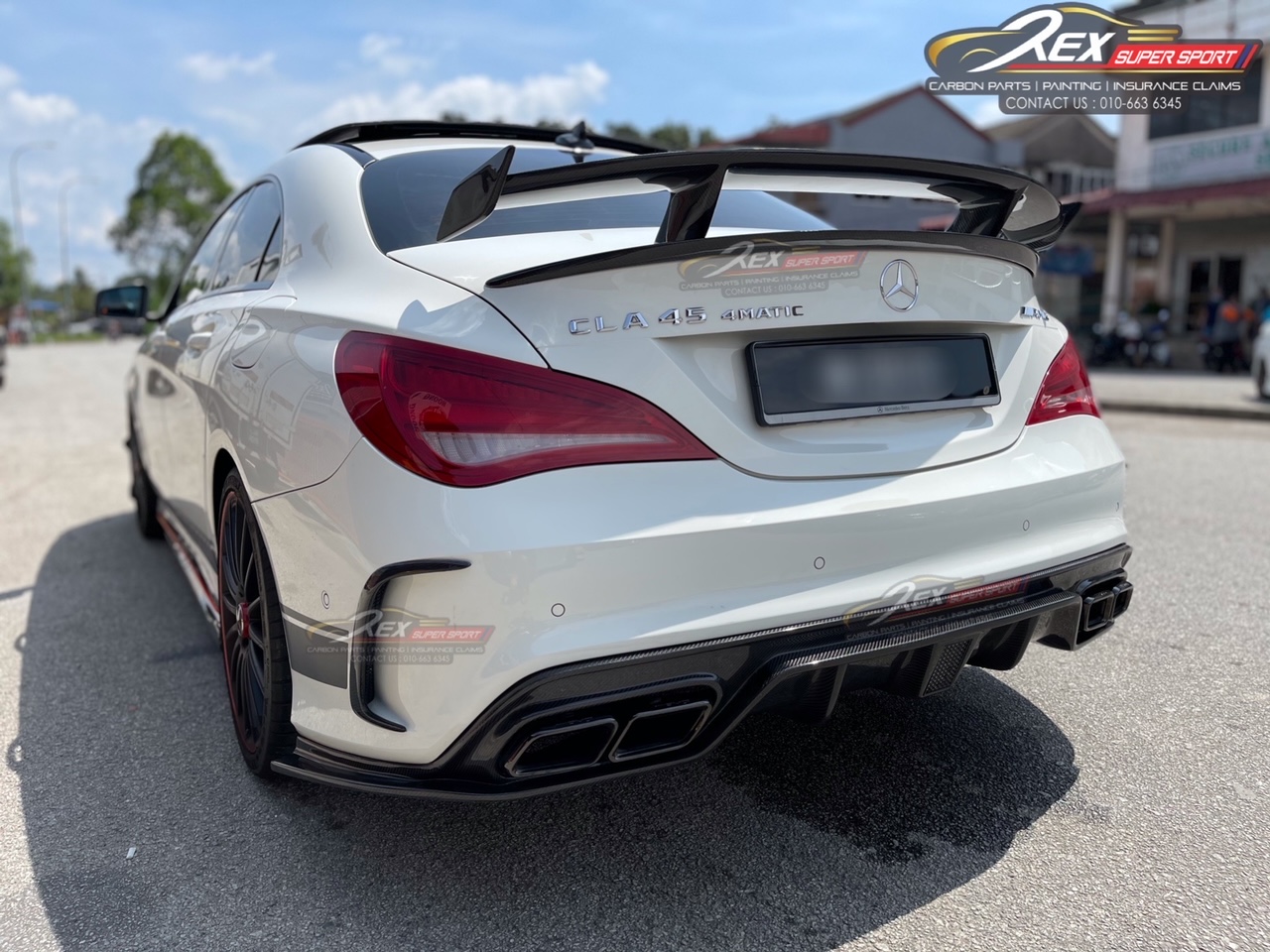 CLA W117 180 200 250 45 AMG Spoiler GT Carbon | Rexsupersport ...