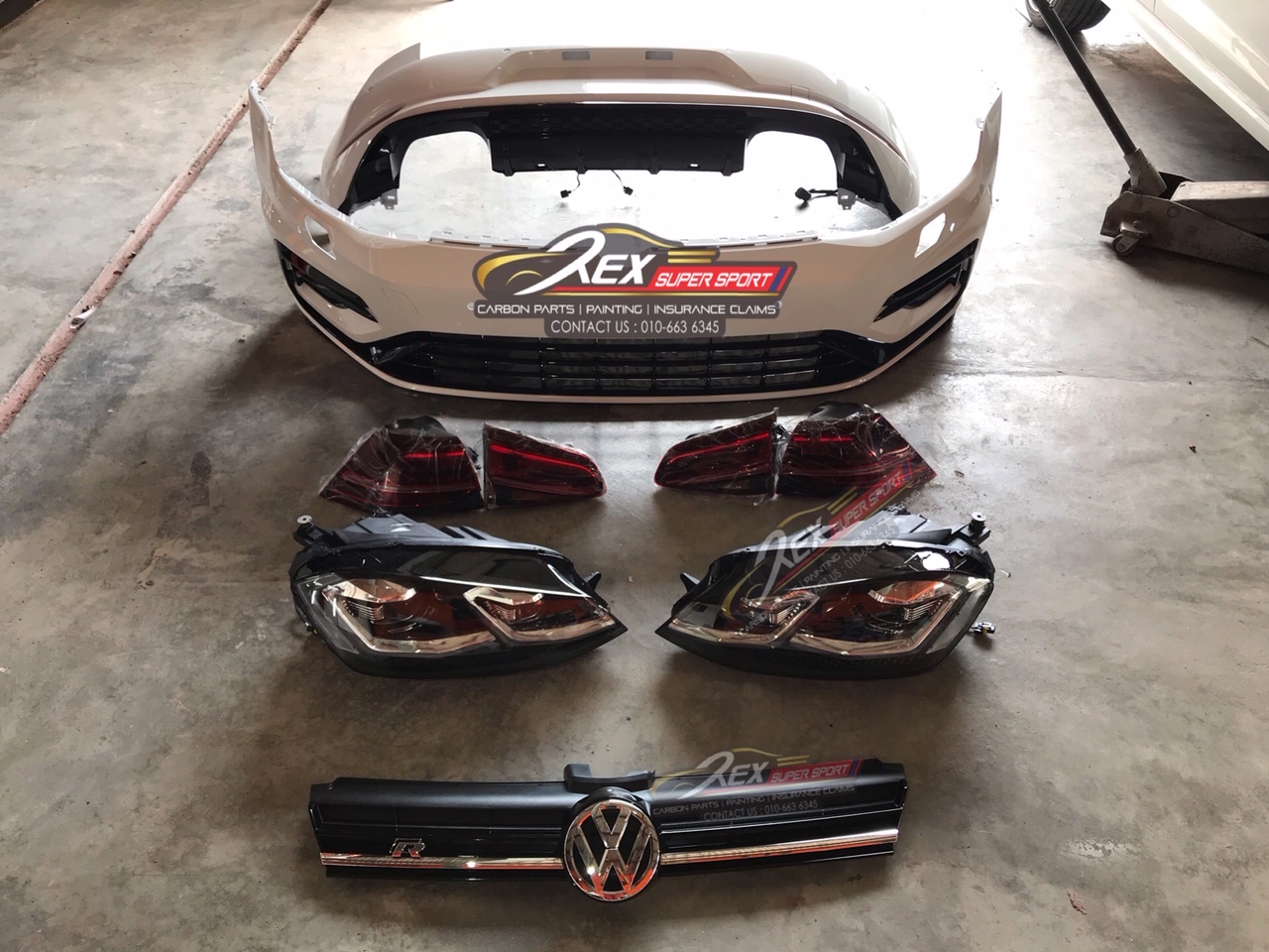 Golf MK7 Bodykit Set Convert To MK7.5 R Advance Bodykit Set ...
