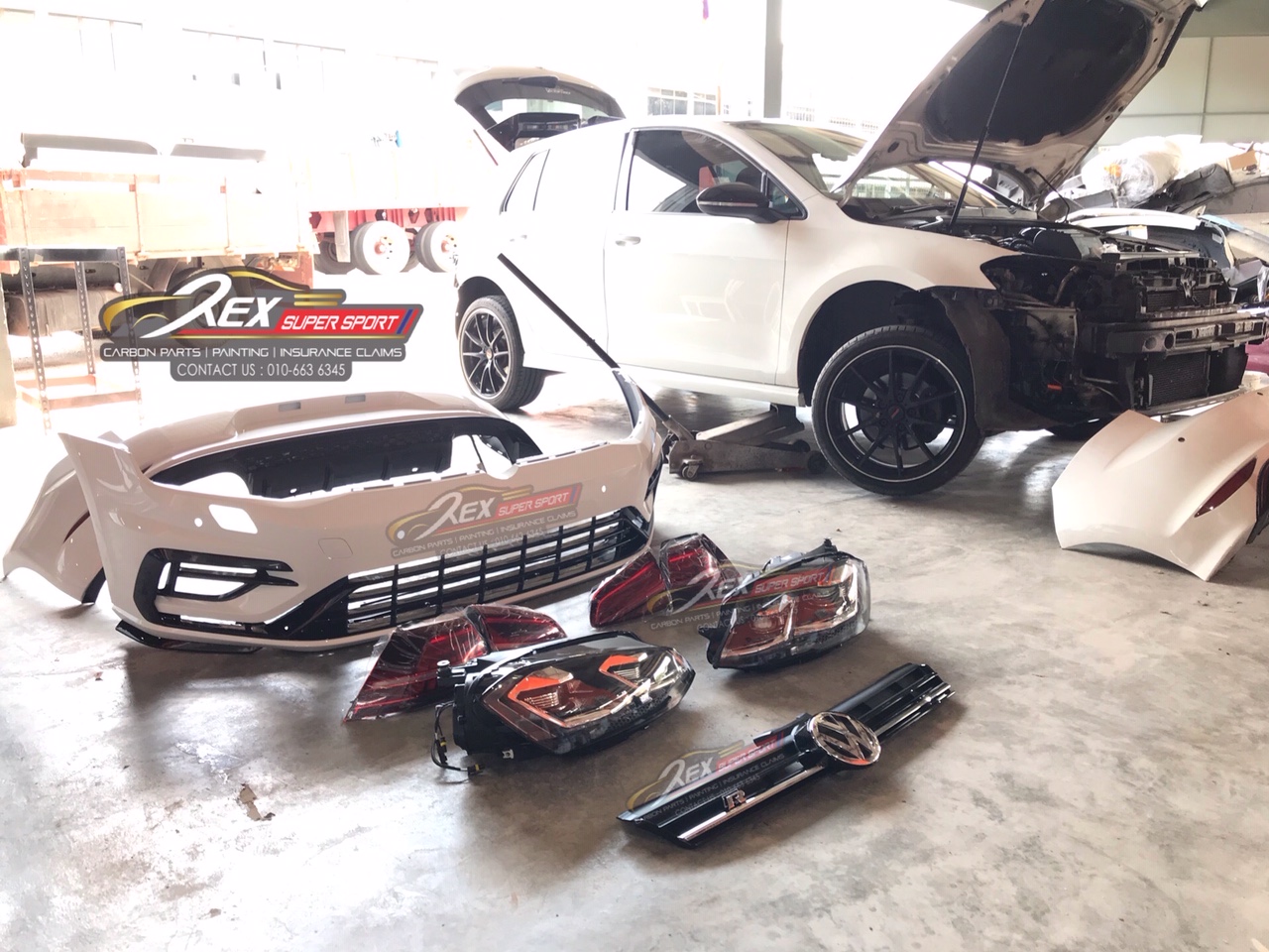 Golf MK7 Bodykit Set Convert To MK7.5 R Advance Bodykit Set ...
