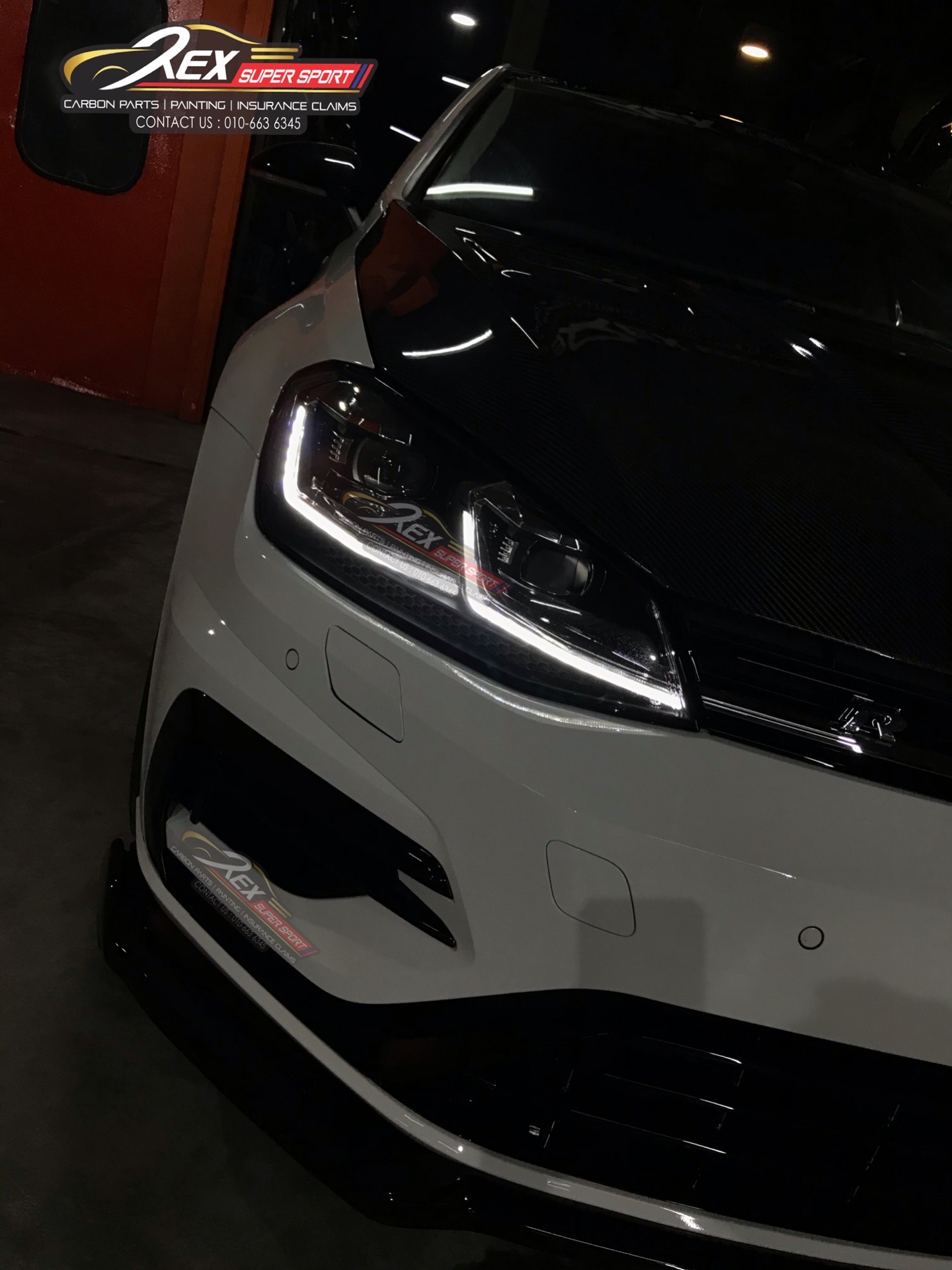 Golf Mk7 Convert Mk7.5 R Style Head Lamp Dynamic Running LED ...