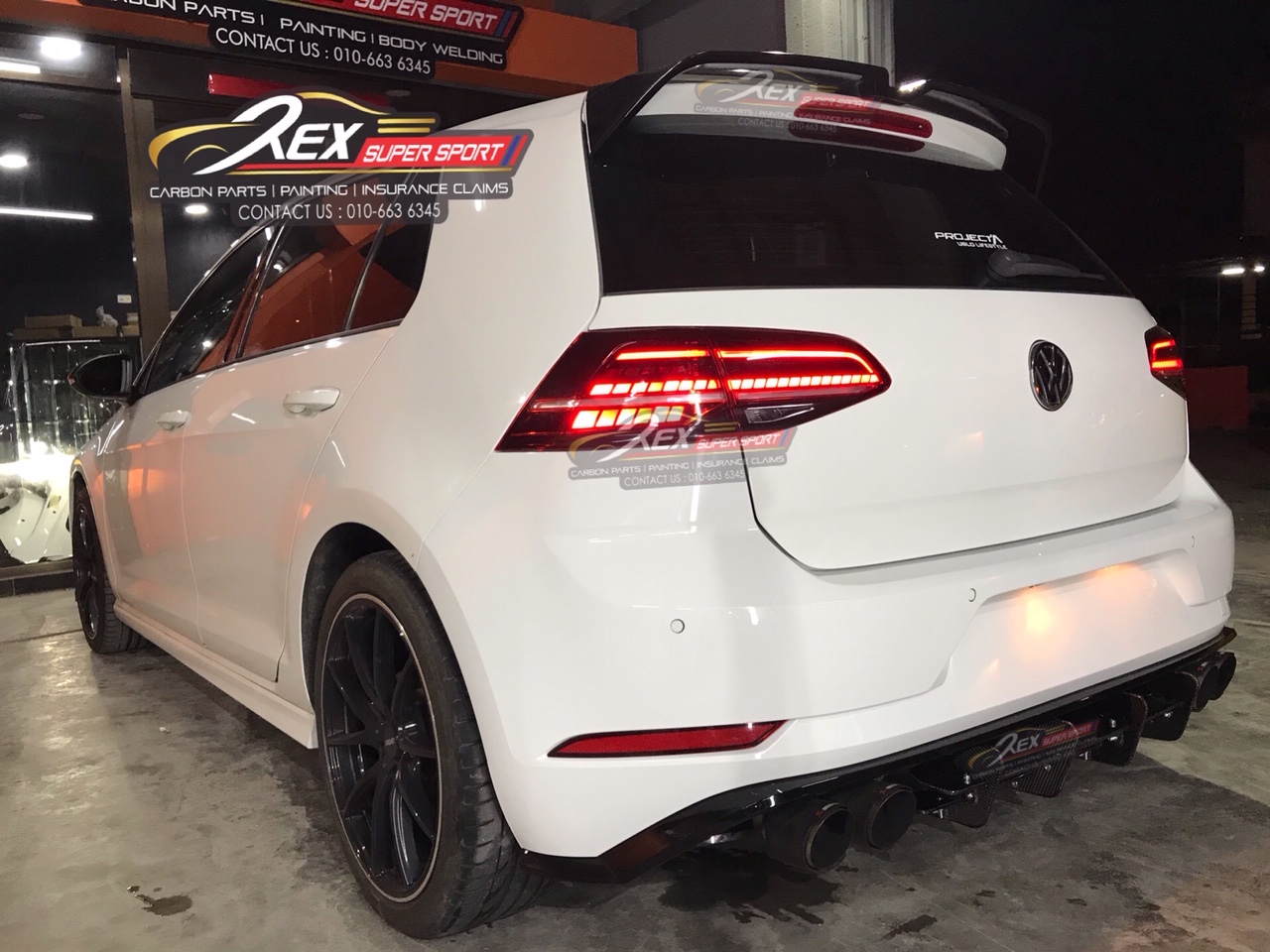 Golf Mk7.5 R Maxton Rear Diffuser Carbon | Rexsupersport - Specializes ...