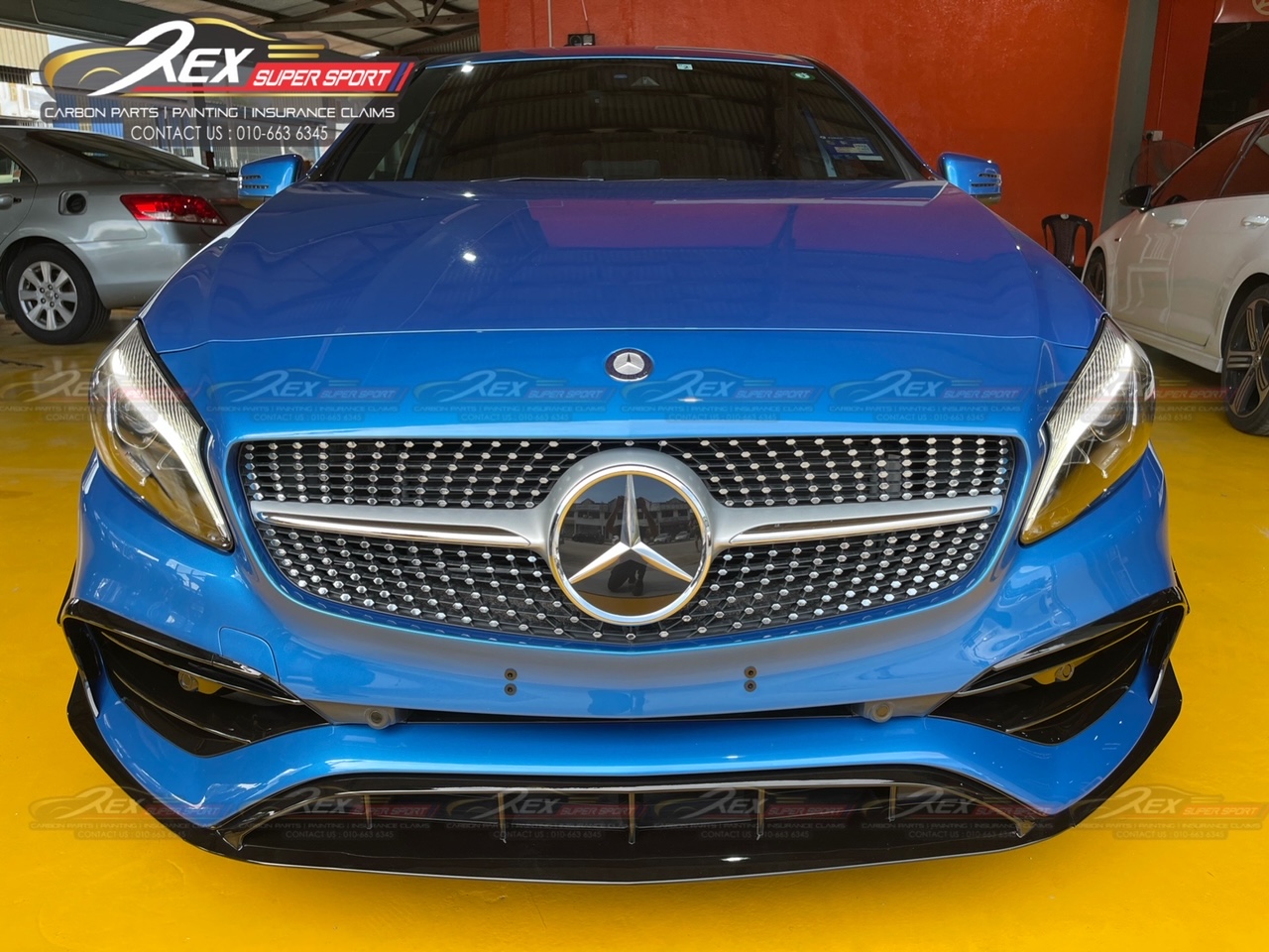 A-ClassW176 A180 A200 A250 A45 AMG Front Canard Air - Vent Aerodynamic ...