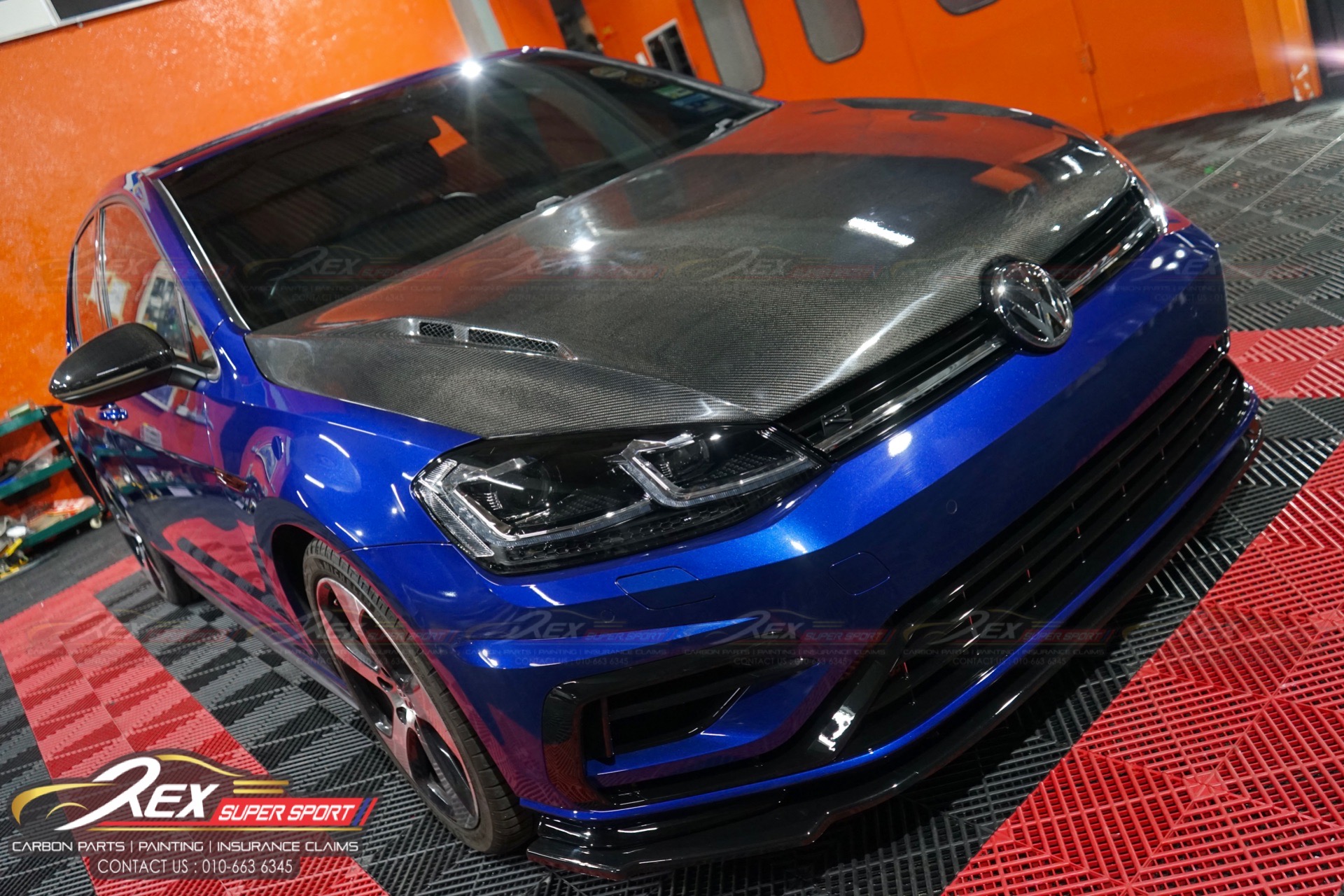Golf MK7 / MK7.5 Bonnet Osir Hood Carbon | Rexsupersport - Specializes ...