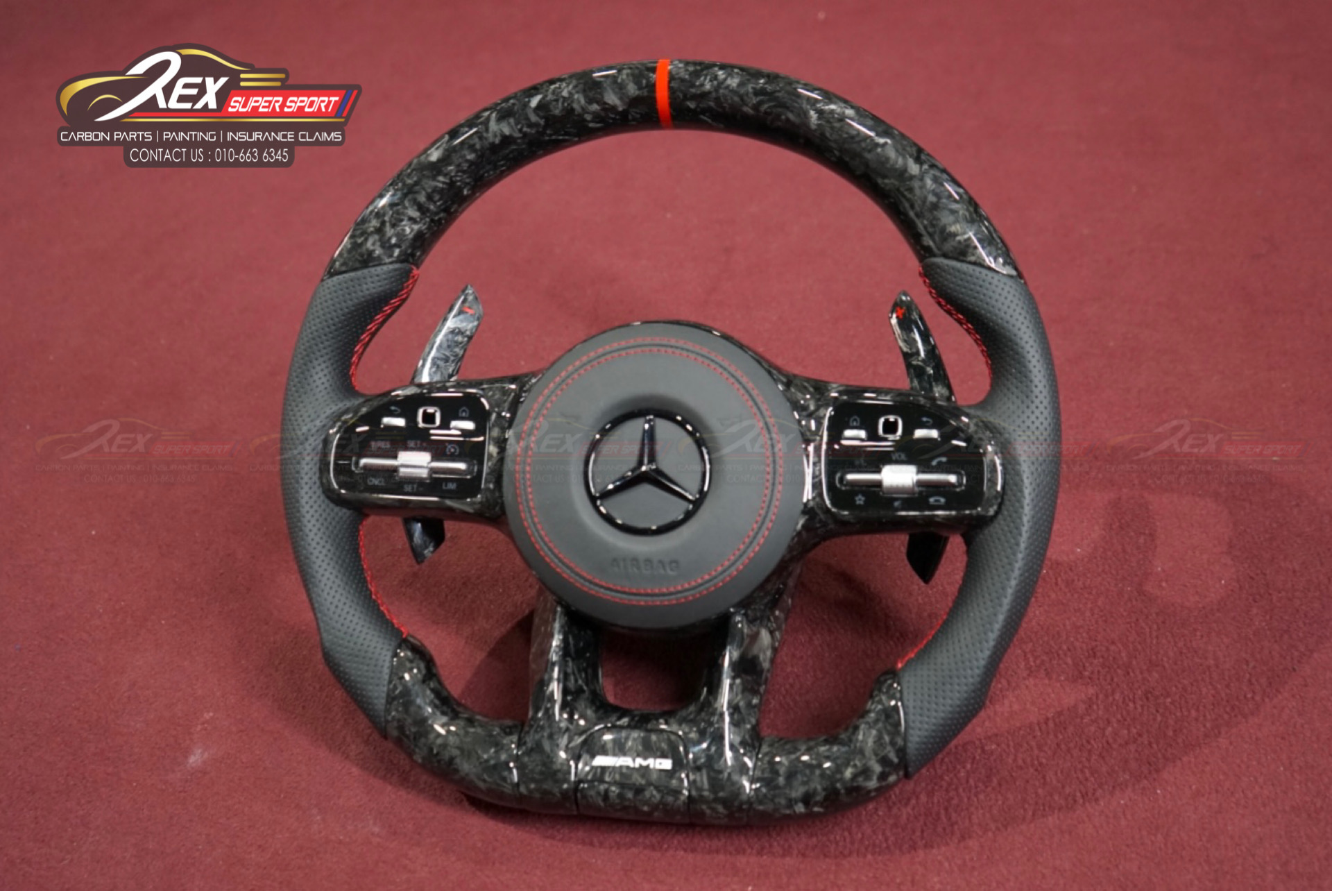 New 45s Forged Carbon Steering For All MERCEDES - Rexsupersport ...