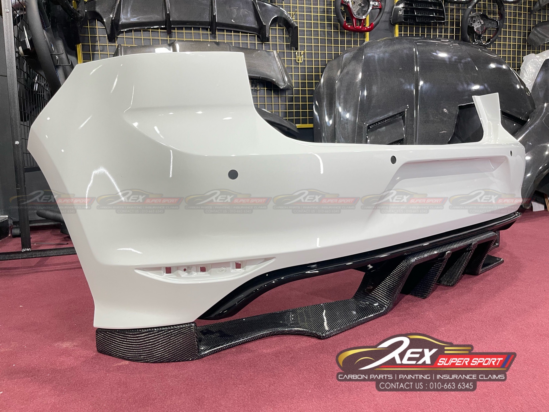 Golf Mk7 R Rear Diffuser Super Sport | Rexsupersport - Specializes In ...