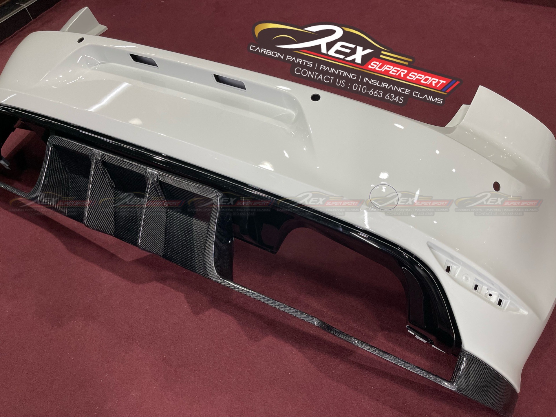 Golf Mk7 R Rear Diffuser Super Sport | Rexsupersport - Specializes In ...