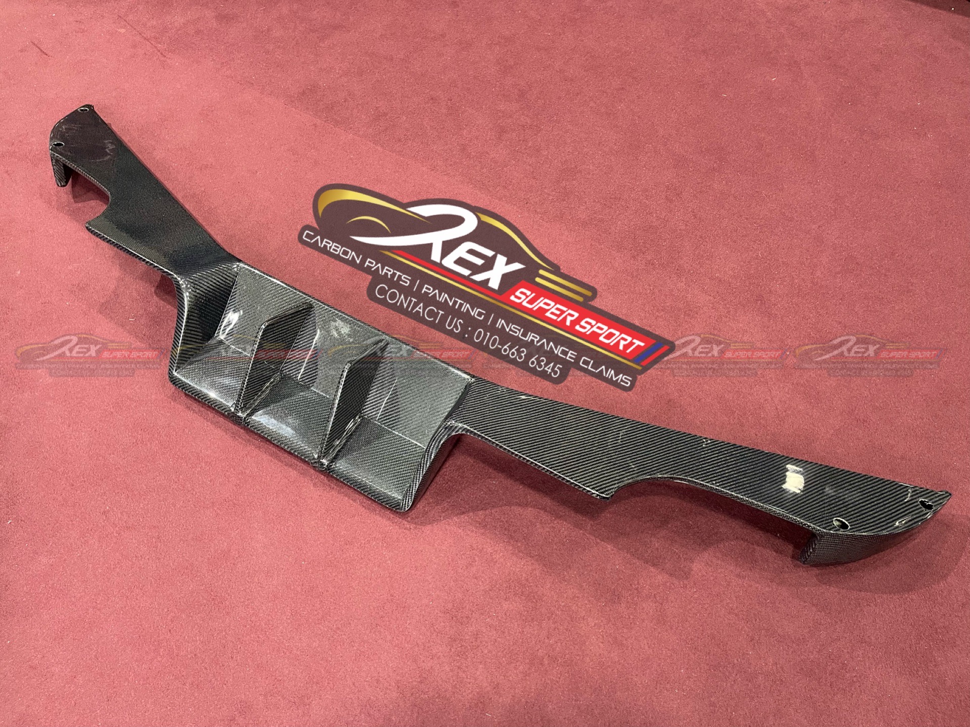 Golf Mk7 R Rear Diffuser Super Sport Carbon - Rexsupersport ...