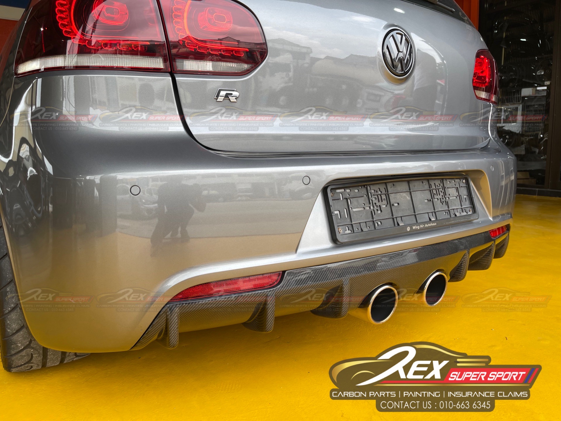 Golf MK6 R Rear Diffuser Reife | Rexsupersport - Specializes In ...