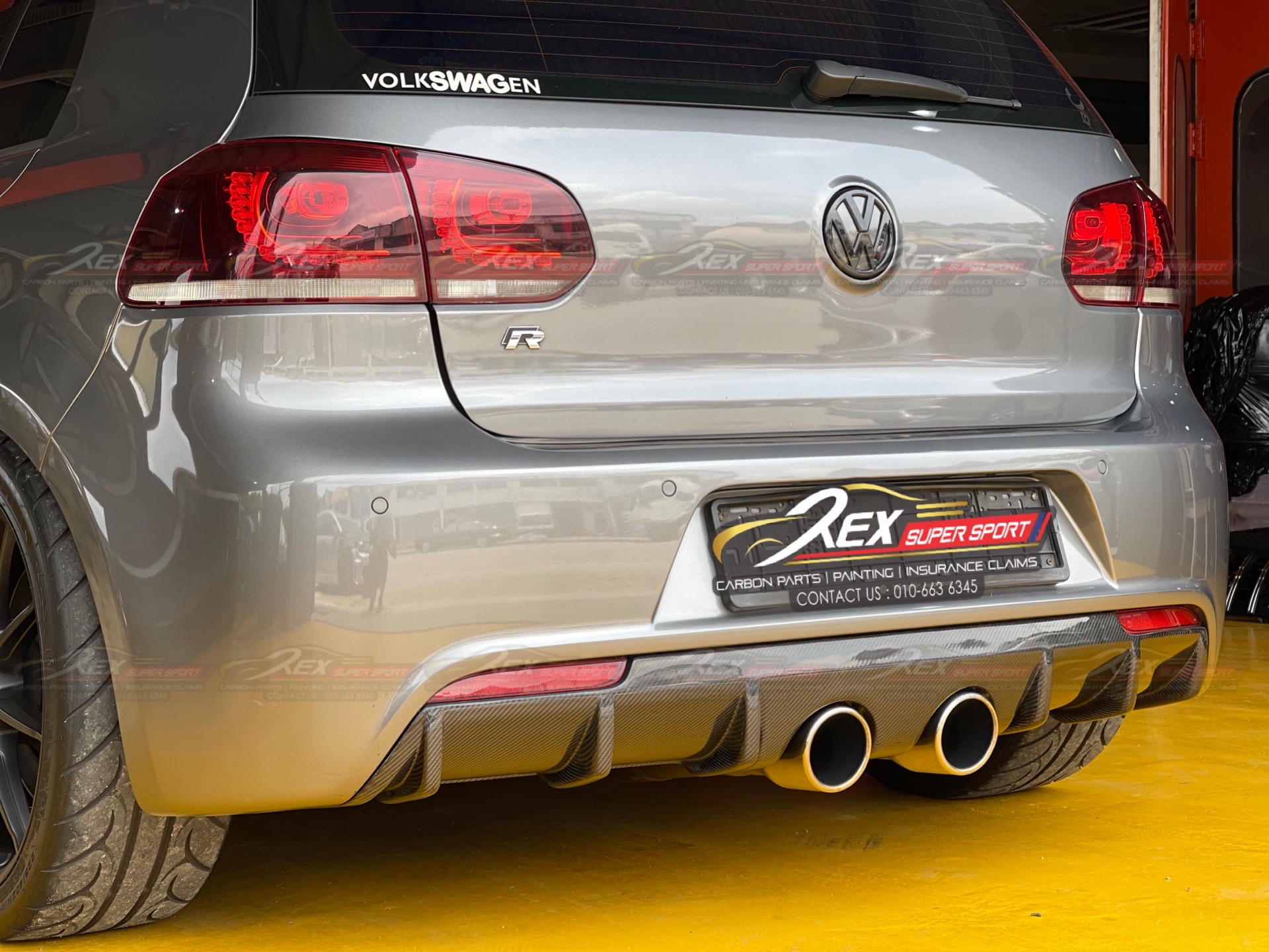 Golf MK6 R Rear Diffuser Reife | Rexsupersport - Specializes In ...