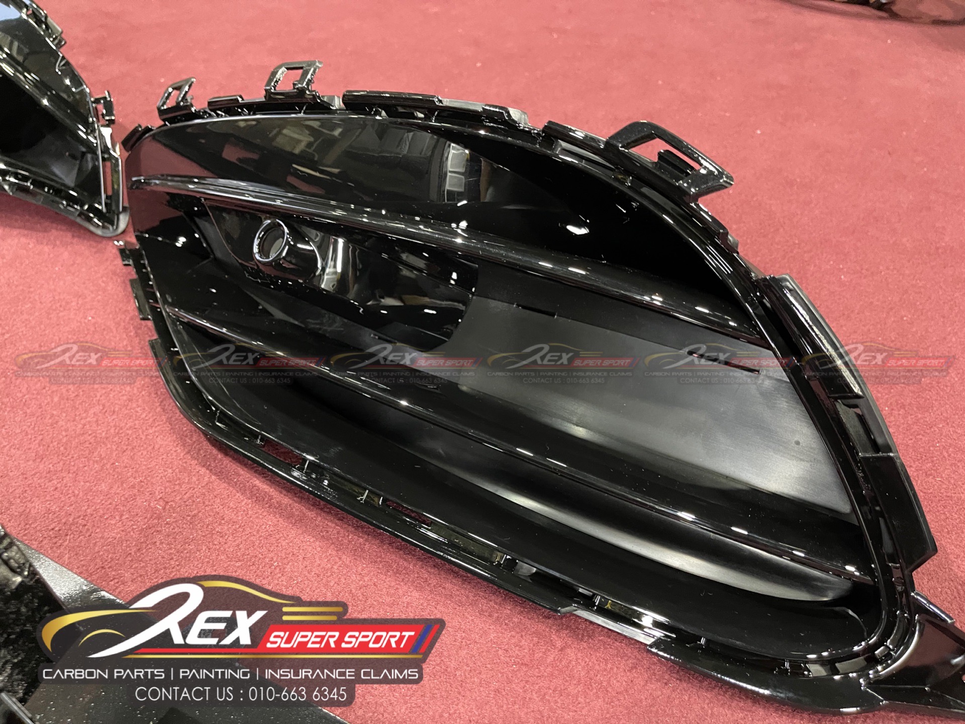 A-ClassW176 A180 A200 A250 A45 AMG Front Canard Air - Vent Aerodynamic ...