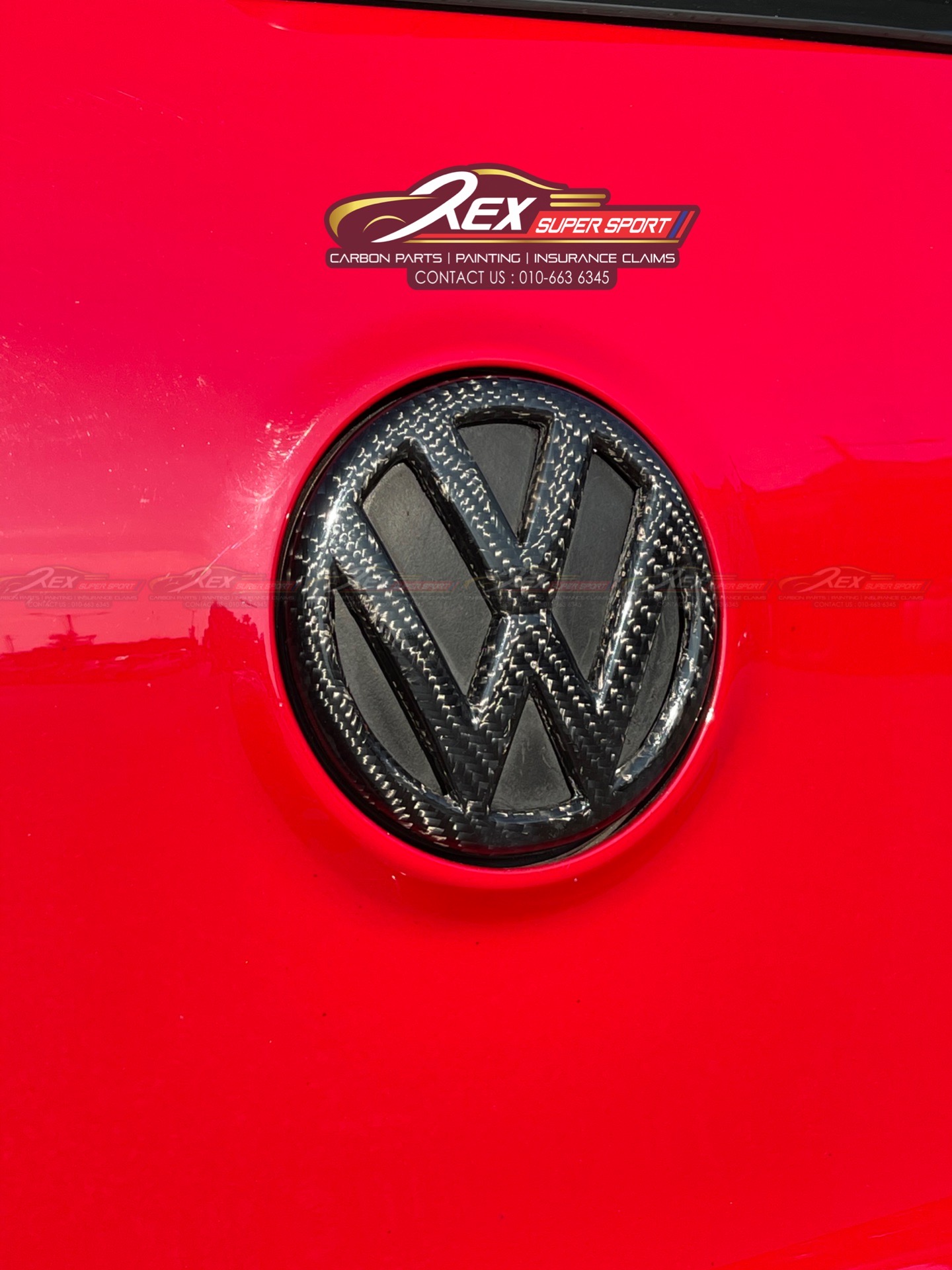 Golf Mk6 Vw Logo Emblem Carbon Fiber | Rexsupersport - Specializes In ...