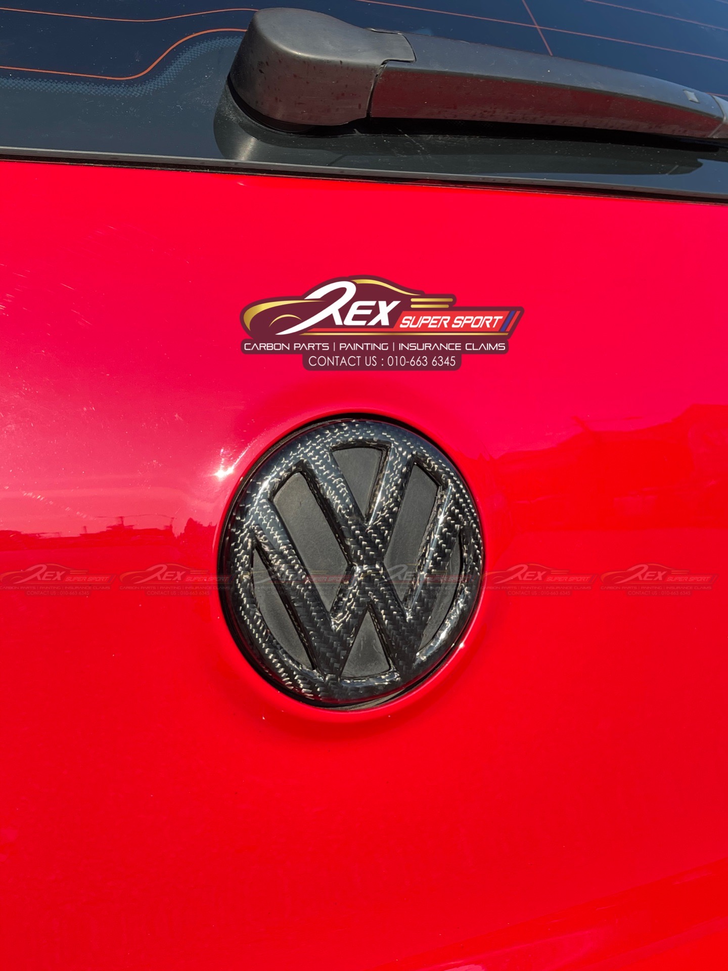 Golf Mk6 Vw Logo Emblem Carbon Fiber | Rexsupersport - Specializes In ...