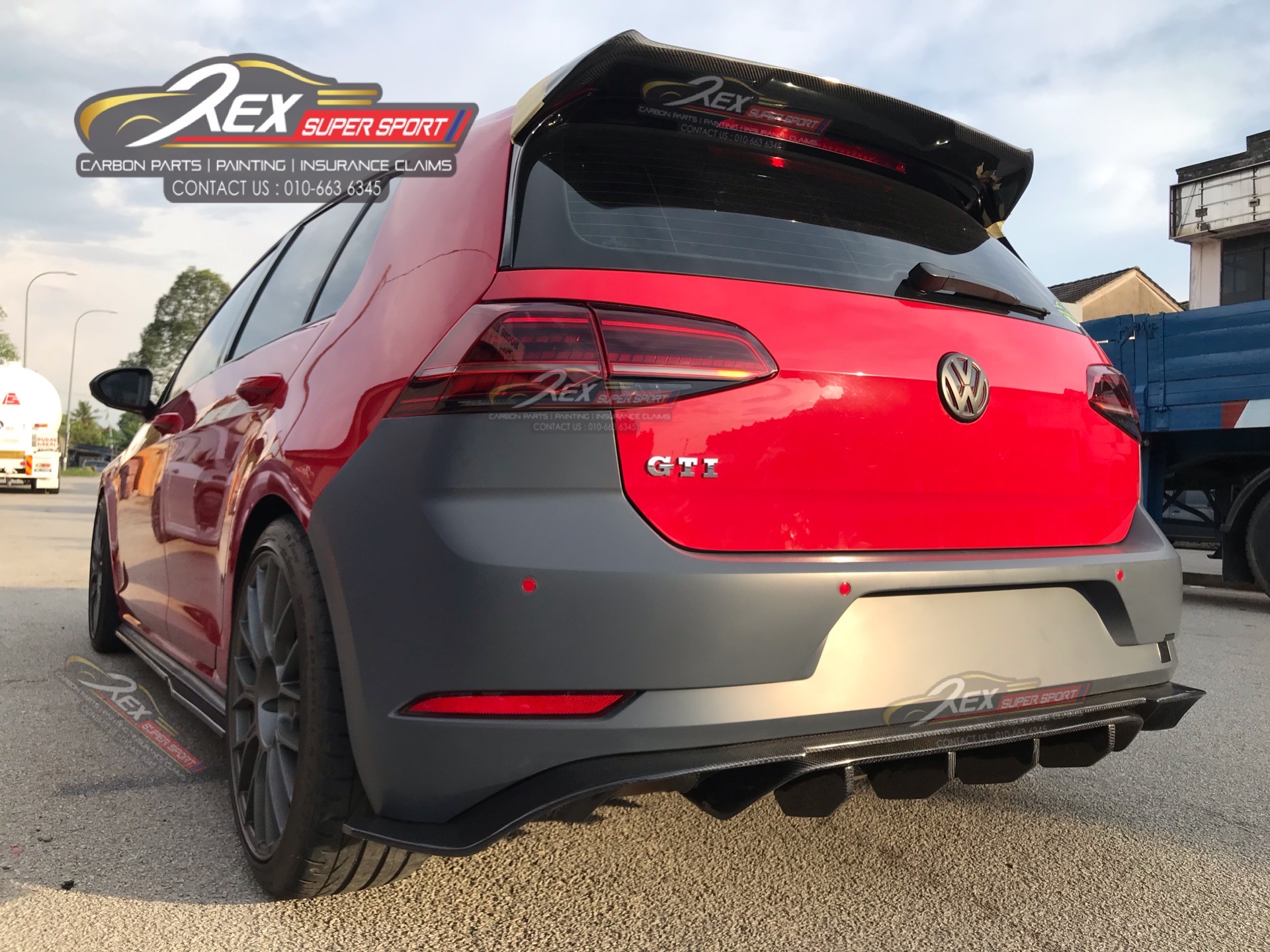 Golf MK7 Bumper Upgrade MK7.5 GTI Advance Rear | Rexsupersport ...