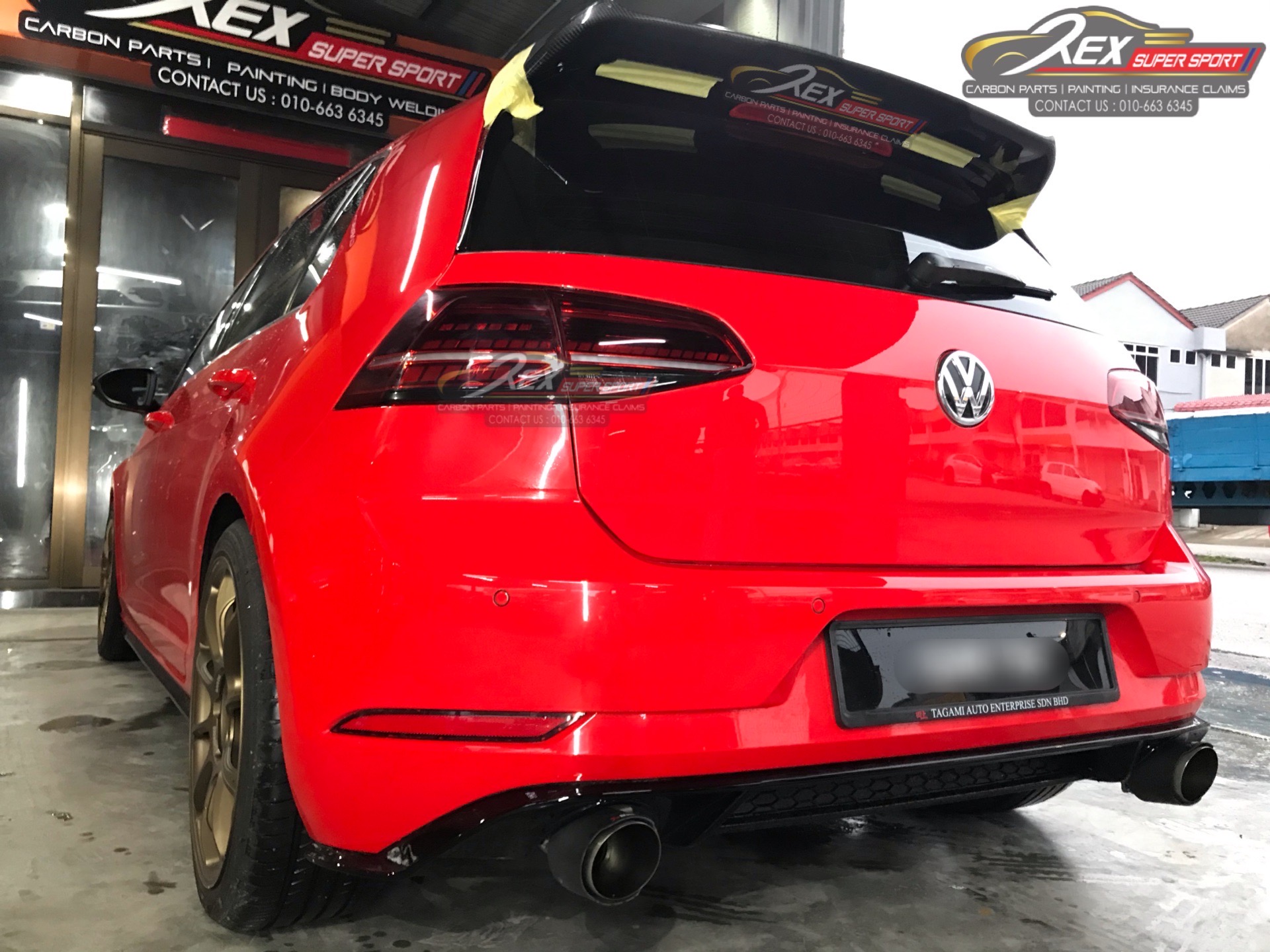 Golf MK7 Bumper Upgrade MK7.5 GTI Advance Rear | Rexsupersport ...