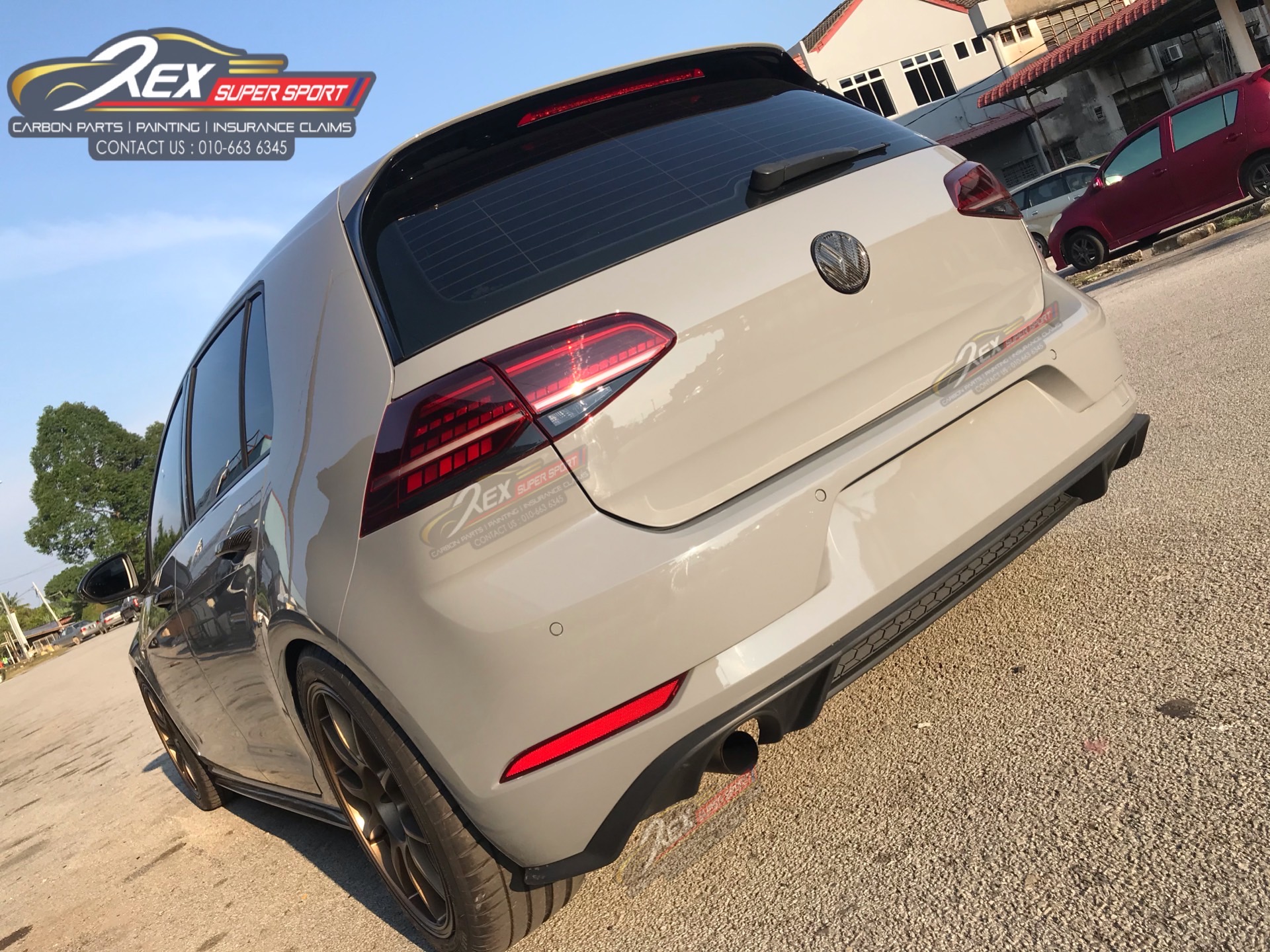 Golf MK7 Bumper Upgrade MK7.5 GTI Advance Rear | Rexsupersport ...
