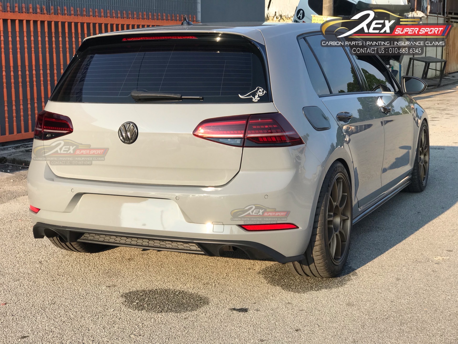 Golf MK7 Bumper Upgrade MK7.5 GTI Advance Rear | Rexsupersport ...