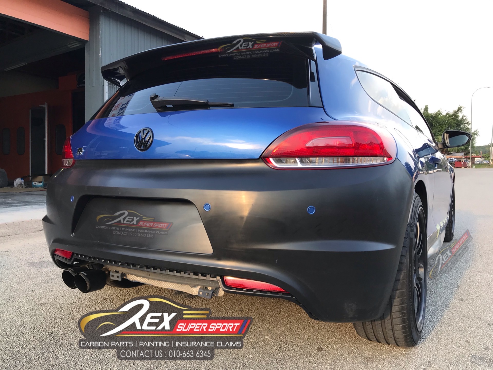 Scirocco Old R Bumper Rear Complete | Rexsupersport - Specializes In ...