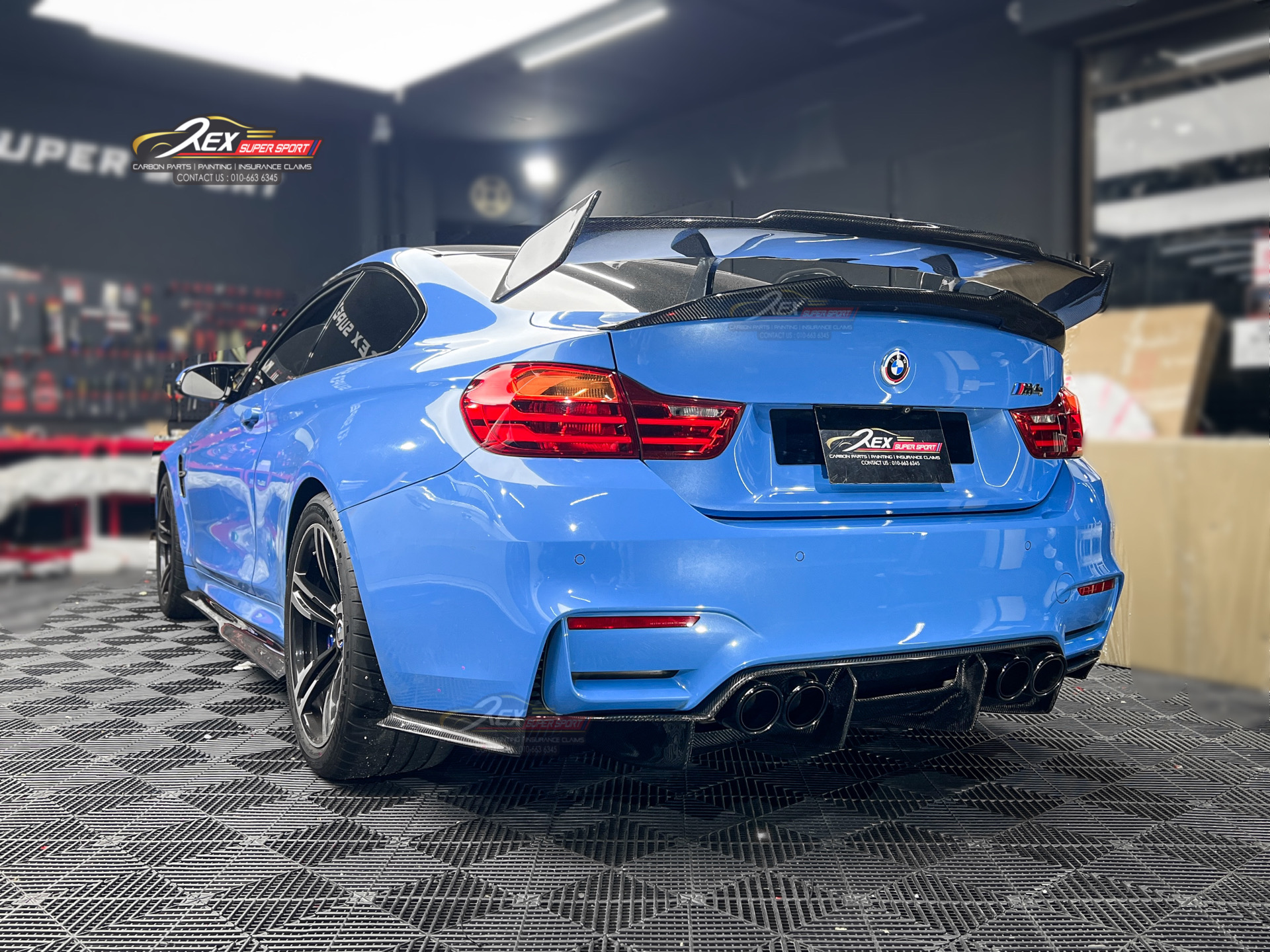 BMW F82 M4 Rear Diffuser PSM - Rexsupersport - Specializes In Providing ...
