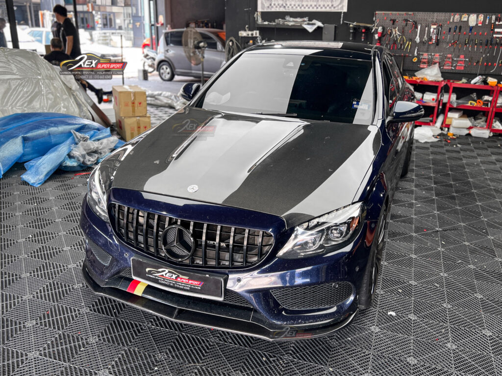 C-CLASS W205 C200 C250 C300 C43 C63 Bonnet Carbon - Rexsupersport ...