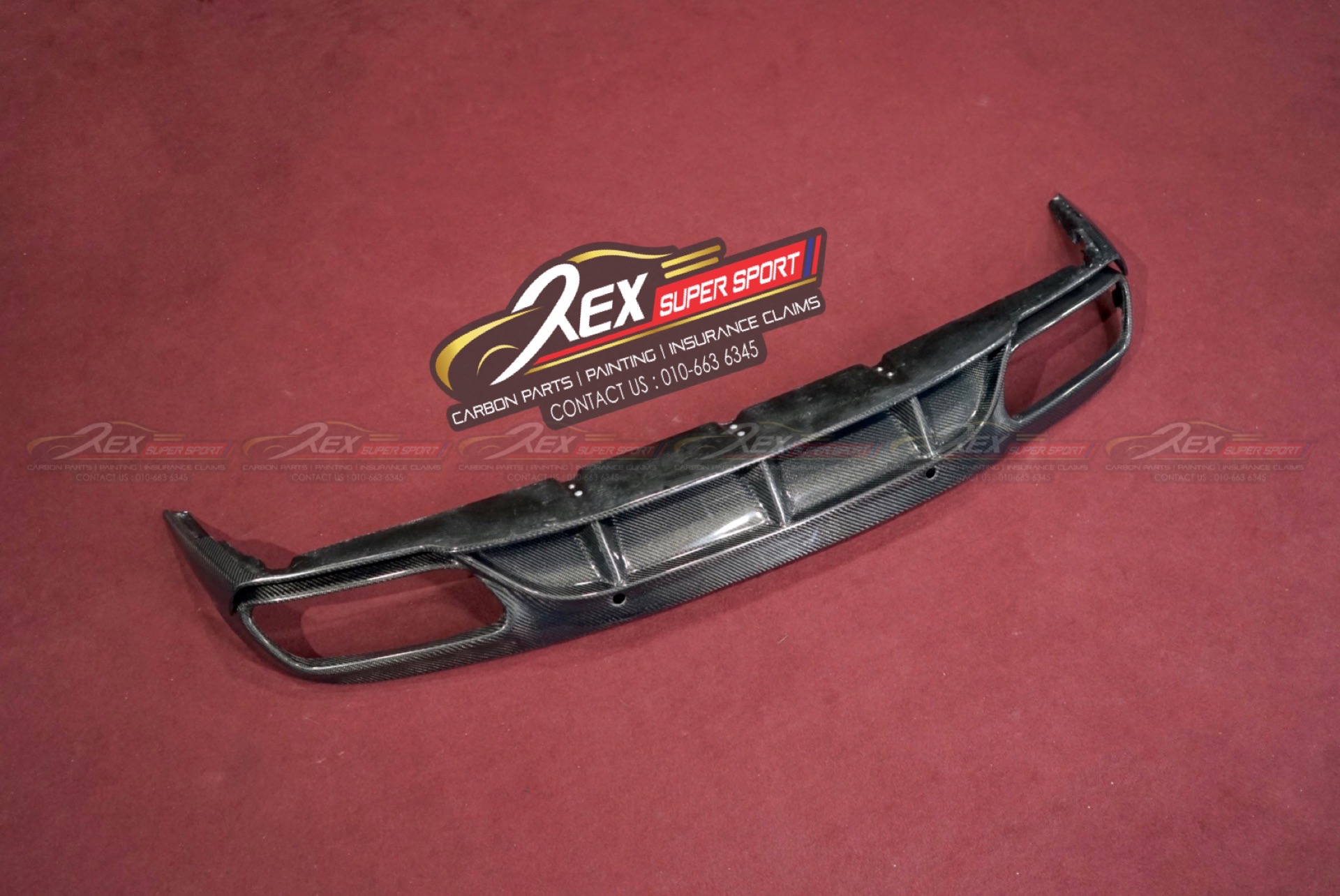 Coupe C-CLASS W205 C200 C250 C300 C43 C63 Diffuser ED Carbon ...