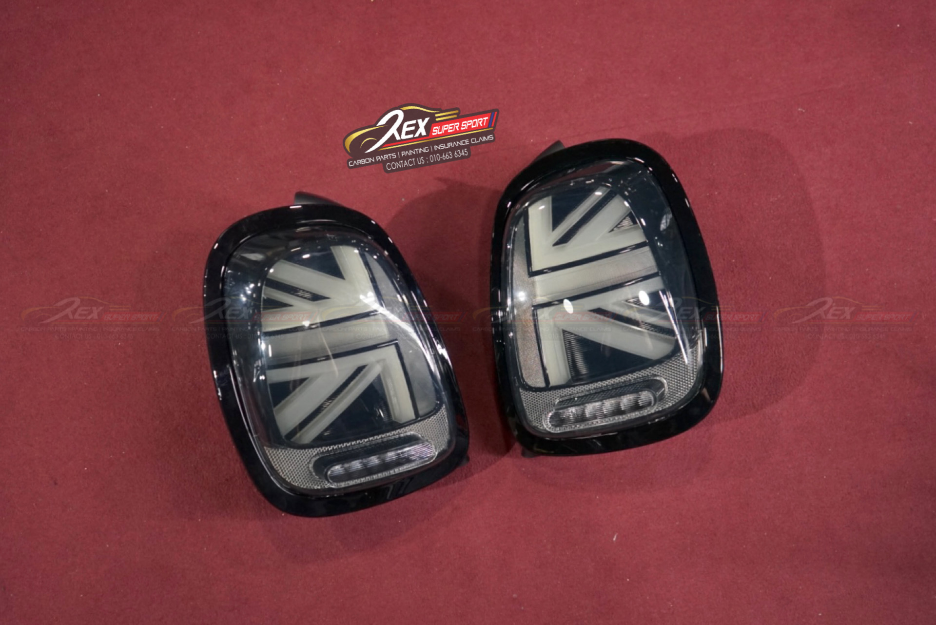 MINI Cooper F56 F55 Rear LED Tail Lamp Union Jack Smoke - Rexsupersport ...