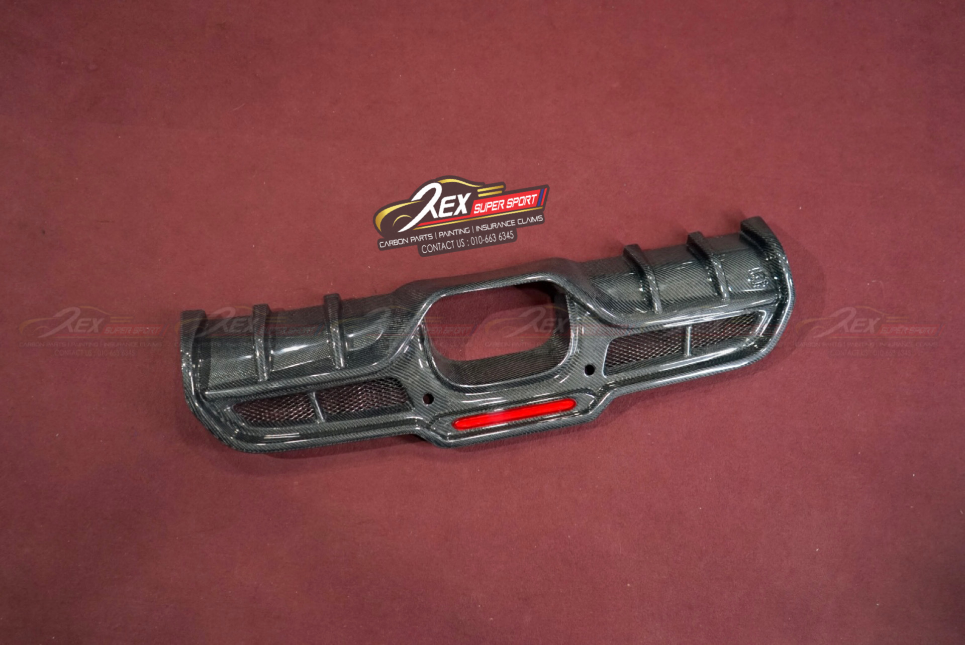 MINI Cooper S JCW F55 F56 Rear Diffuser GM Carbon - Rexsupersport ...