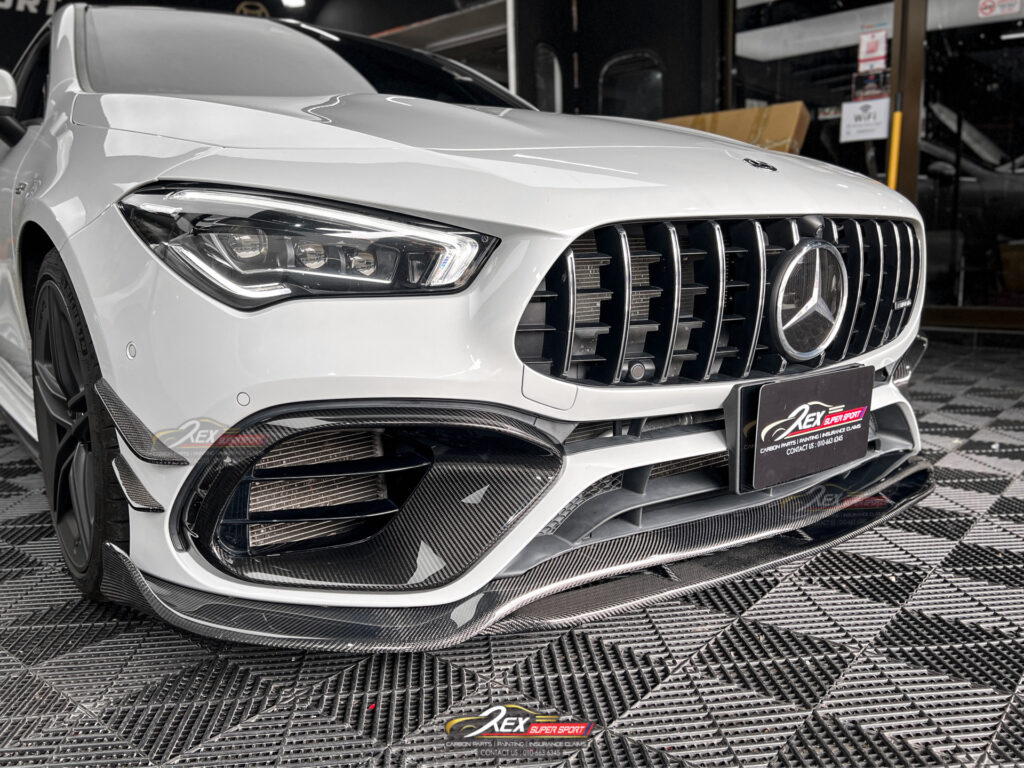 CLA 45s W118 AMG Front Lip TK Carbon - Rexsupersport - Specializes In ...