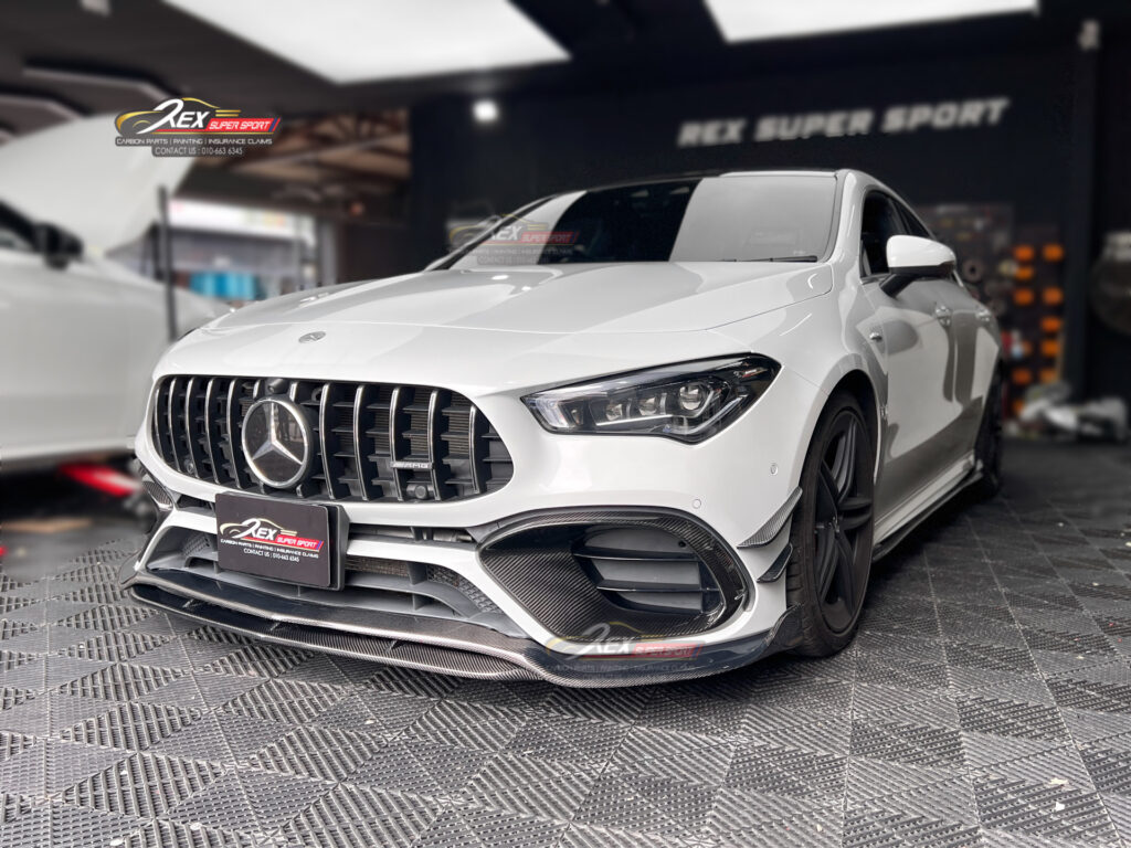 CLA 45s W118 AMG Front Lip TK Carbon - Rexsupersport - Specializes In ...