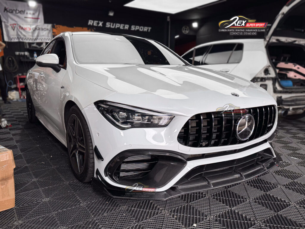 CLA 45s W118 AMG Front Grill GT Black - Rexsupersport - Specializes In ...