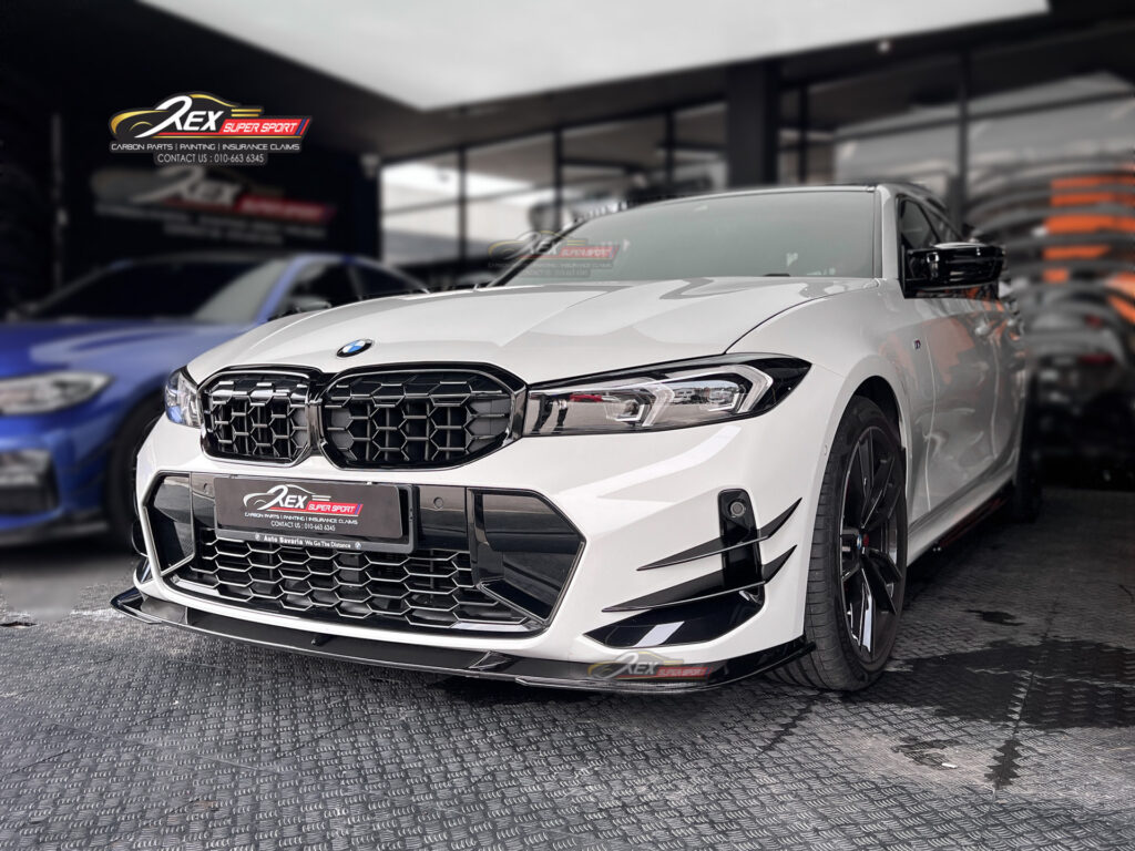 BMW G20 LCI Front Lip 3D Black - Rexsupersport - Specializes In ...